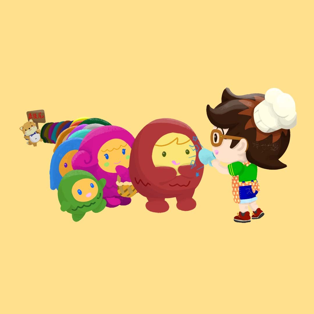 ArtStation - Many Mons are lining up now, what are they waiting for