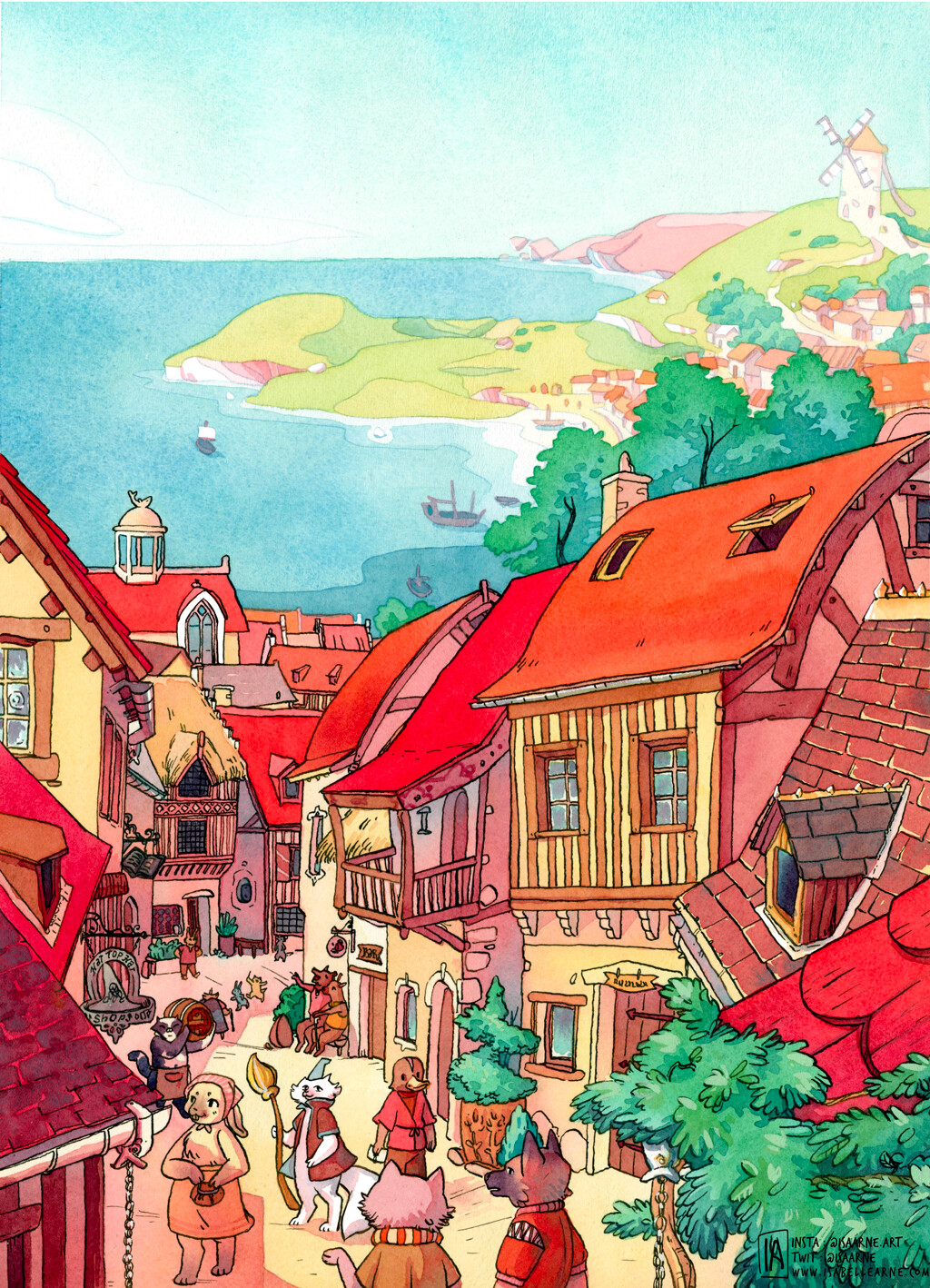 ArtStation - Lithe, the coastal city