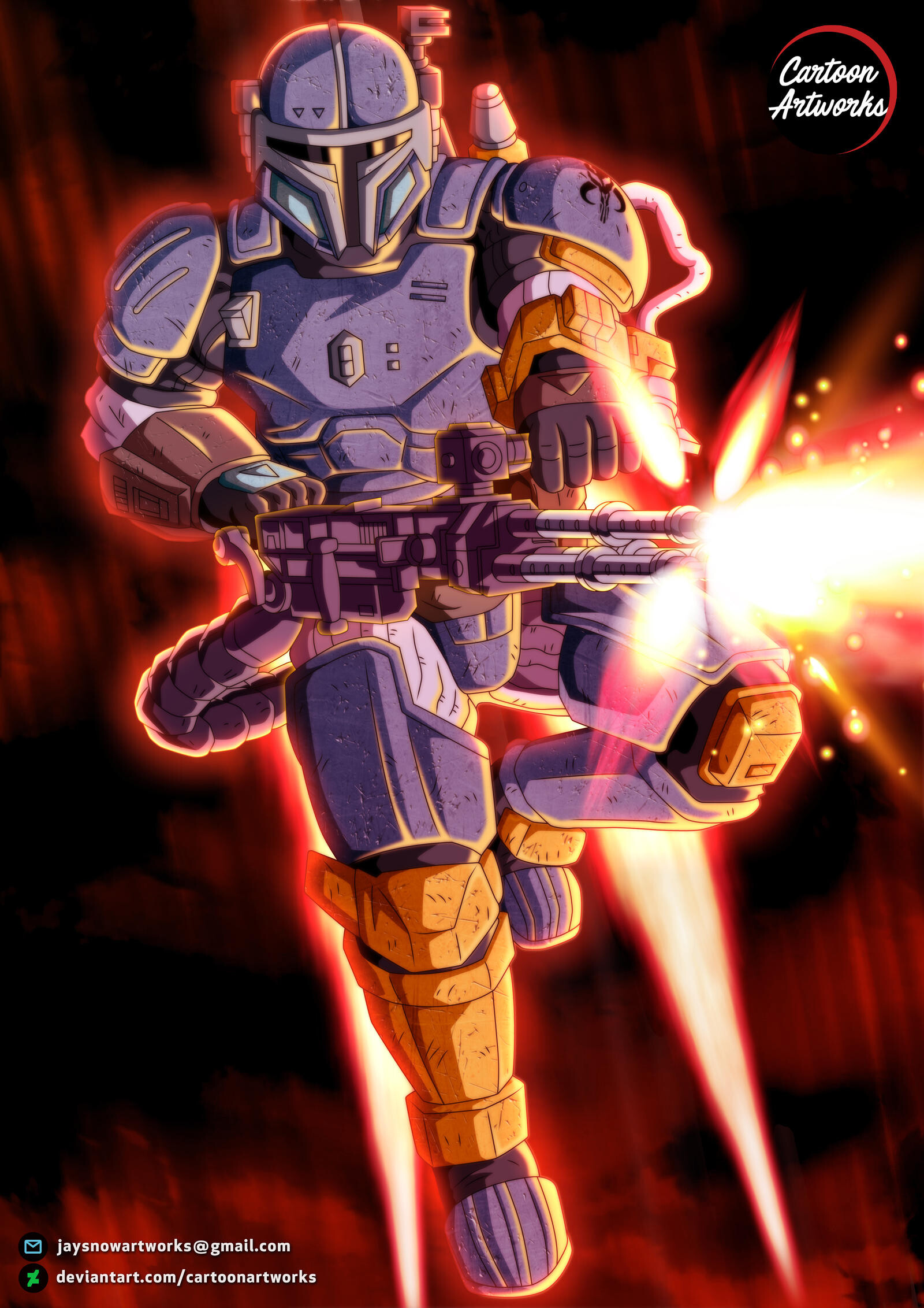 ArtStation - Heavy Infantry Mandalorian - Star Wars = COMMISSION