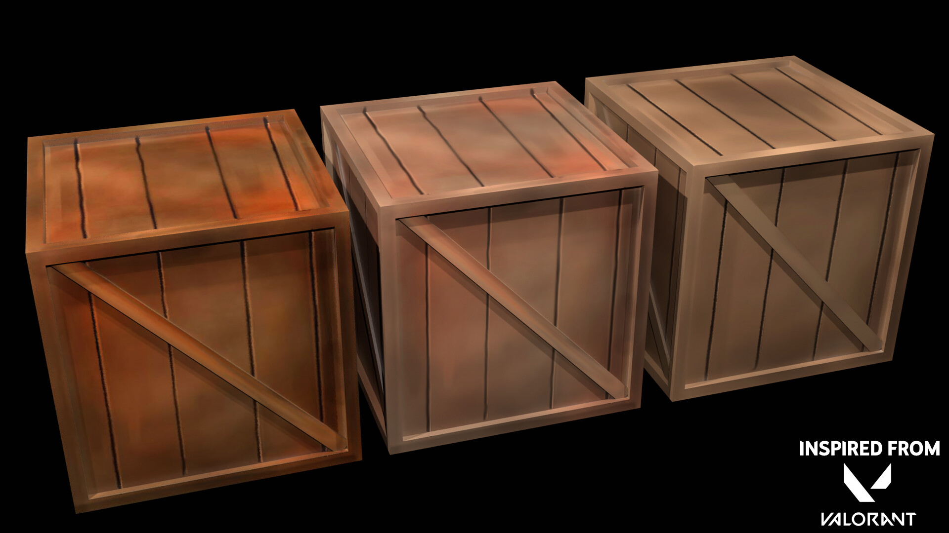 ArtStation - Stylized Box(HAND PAINTED)