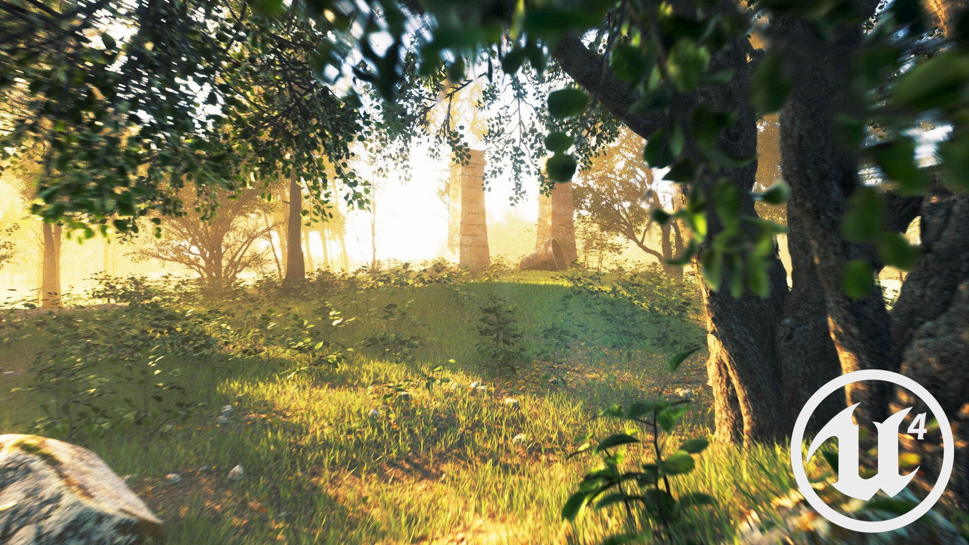 ArtStation - Bell in forest. Unreal 4