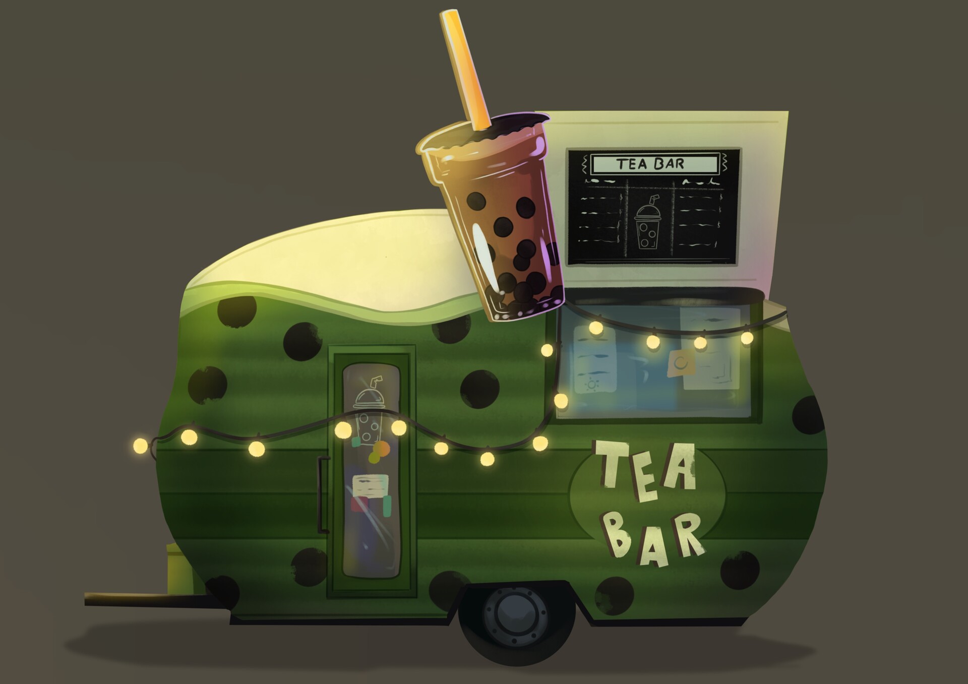 ArtStation - Tea Bar