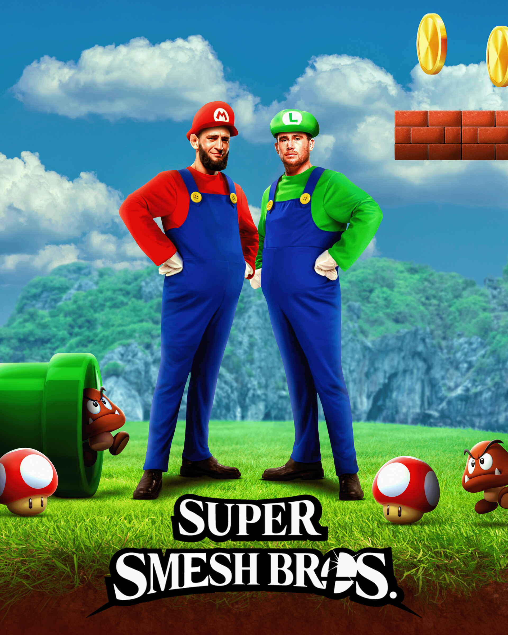 ArtStation - Super Smash Bros - Khamzat Chimaev & Darren Till