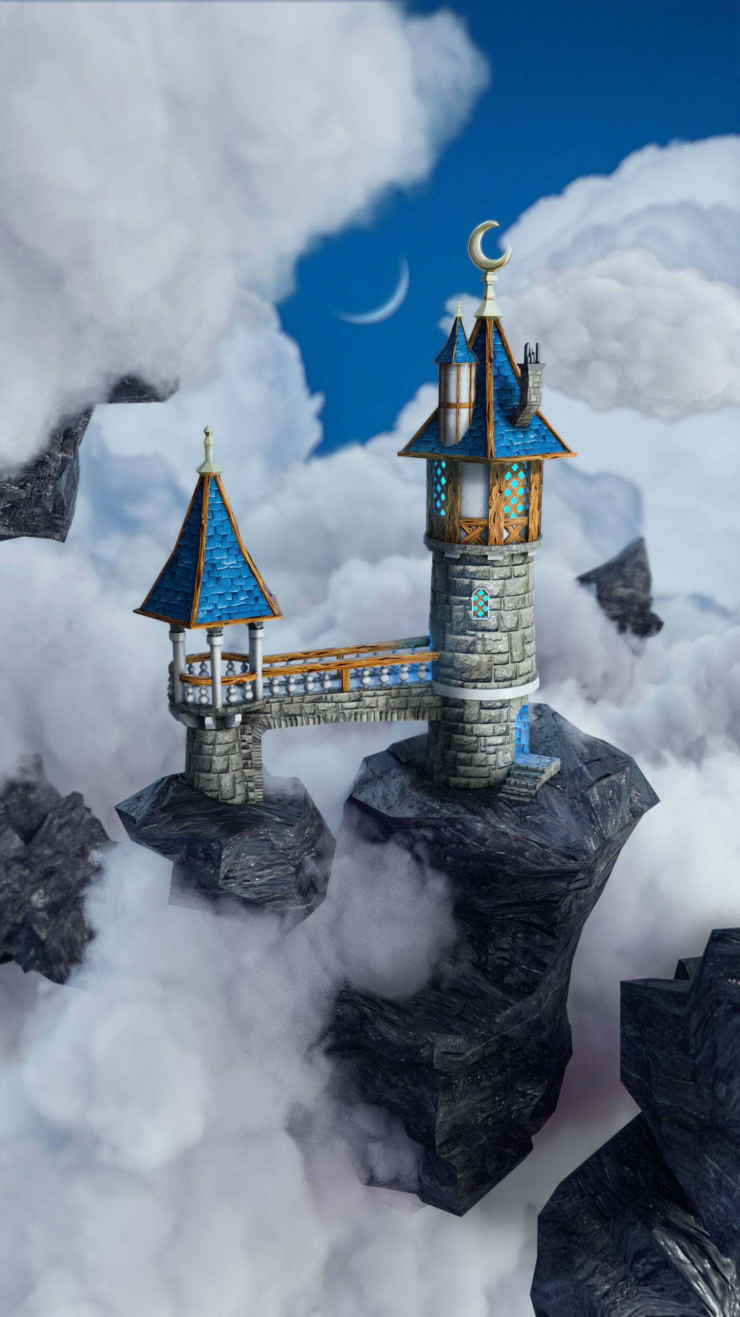 ArtStation - Wizards Tower (Trim Sheet Prcatice)