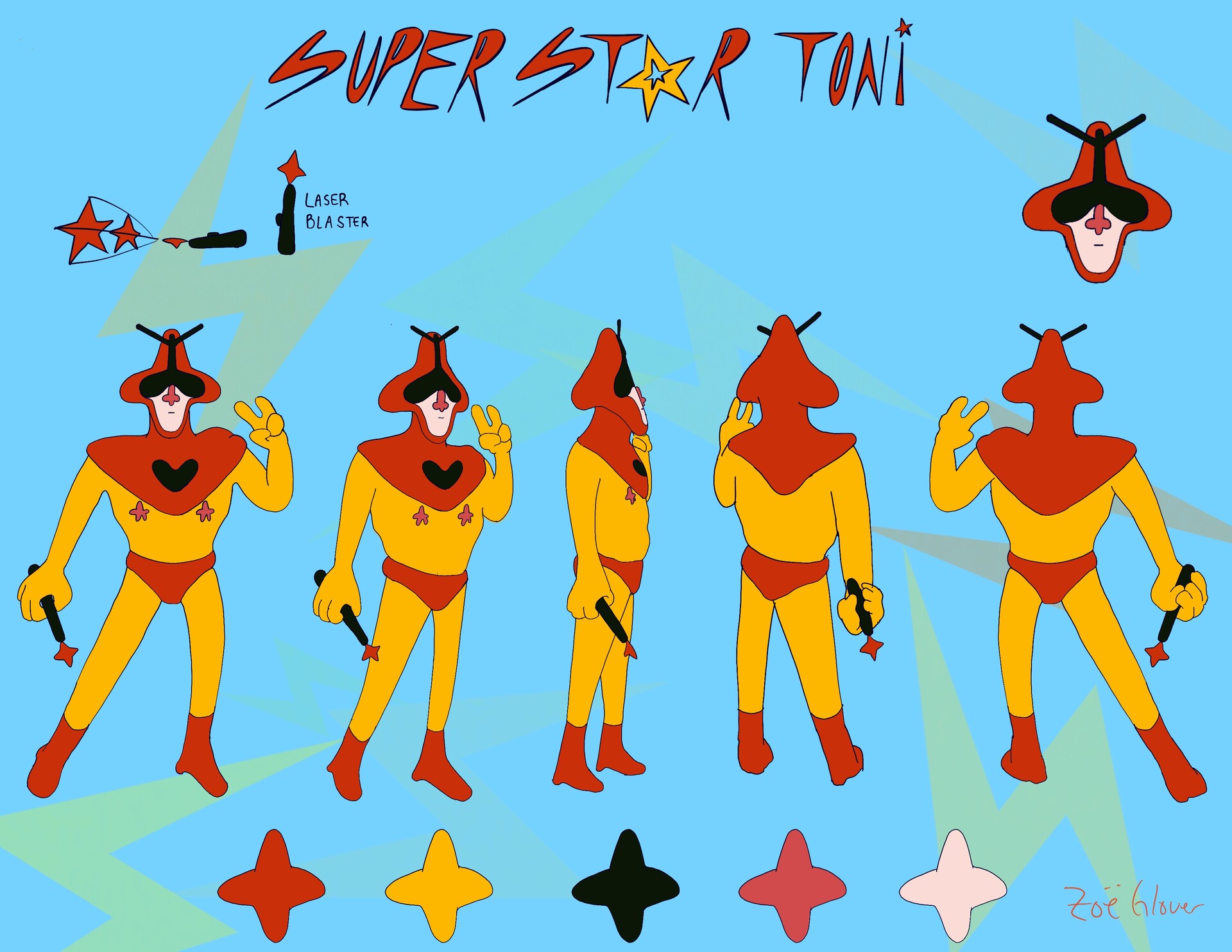 ArtStation - Toni design turn around