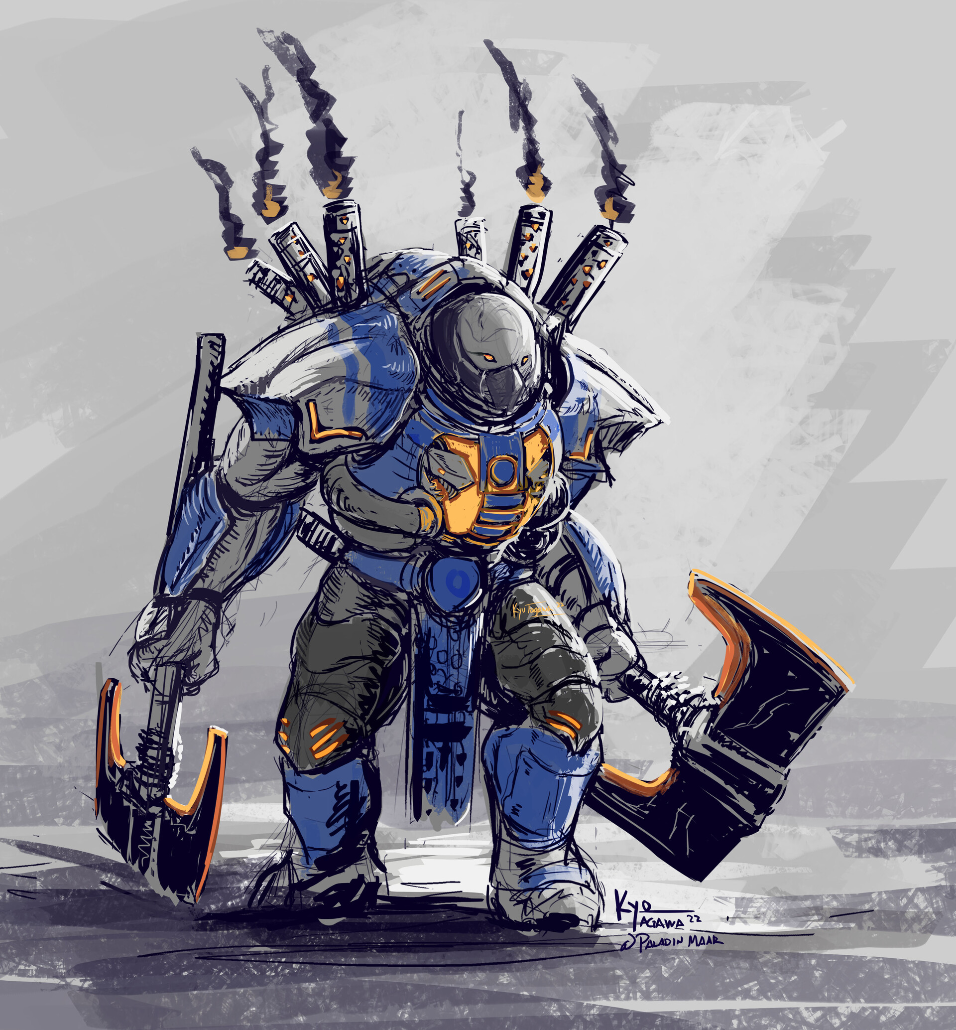 ArtStation - Iron Legionary - Sketch