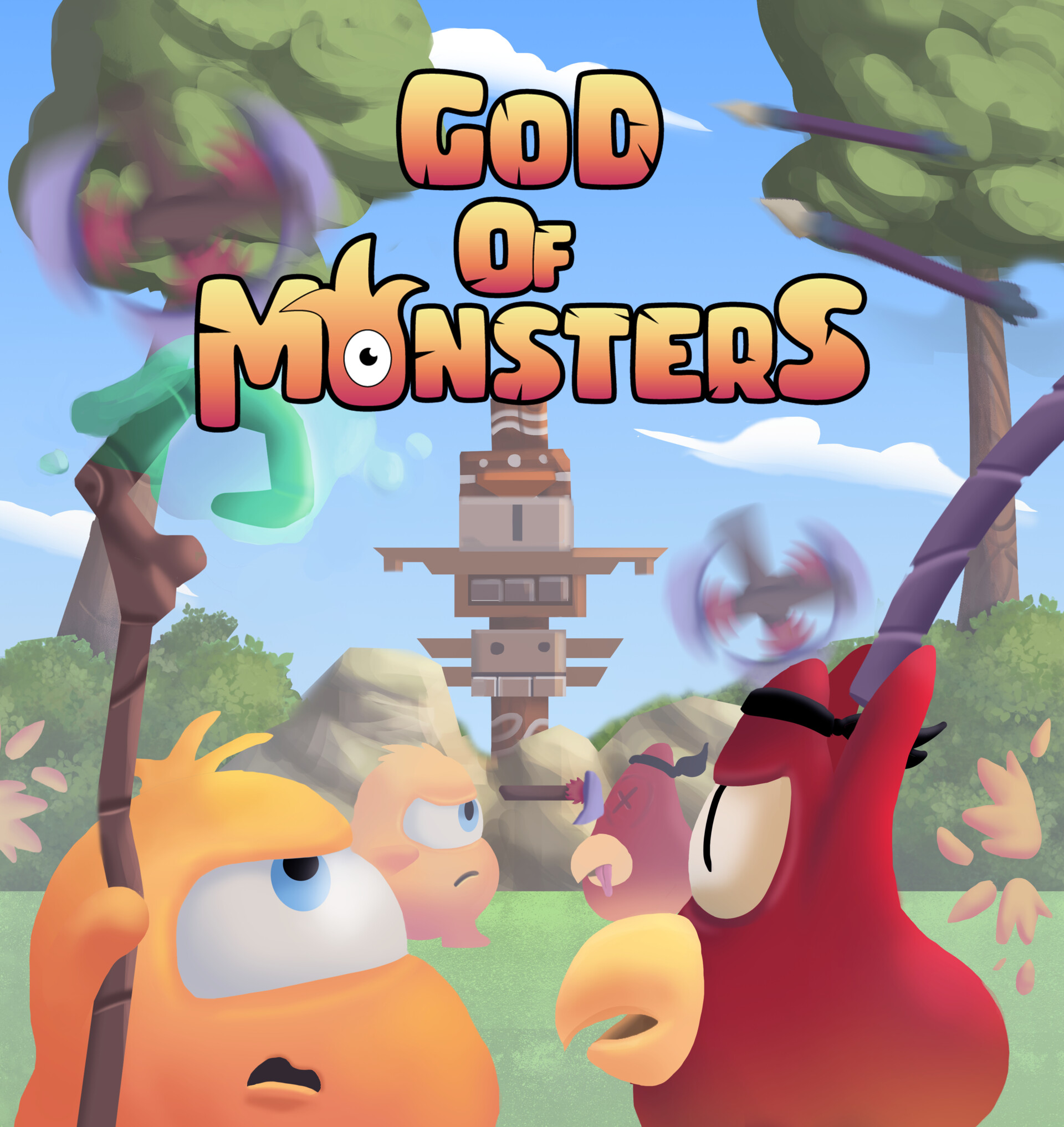 ArtStation - GodOfMonsters-Promotional Art