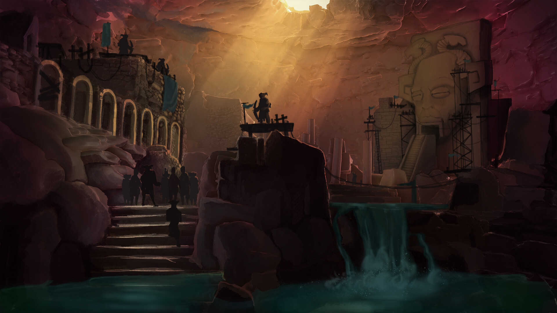 ArtStation - Bandit Cave