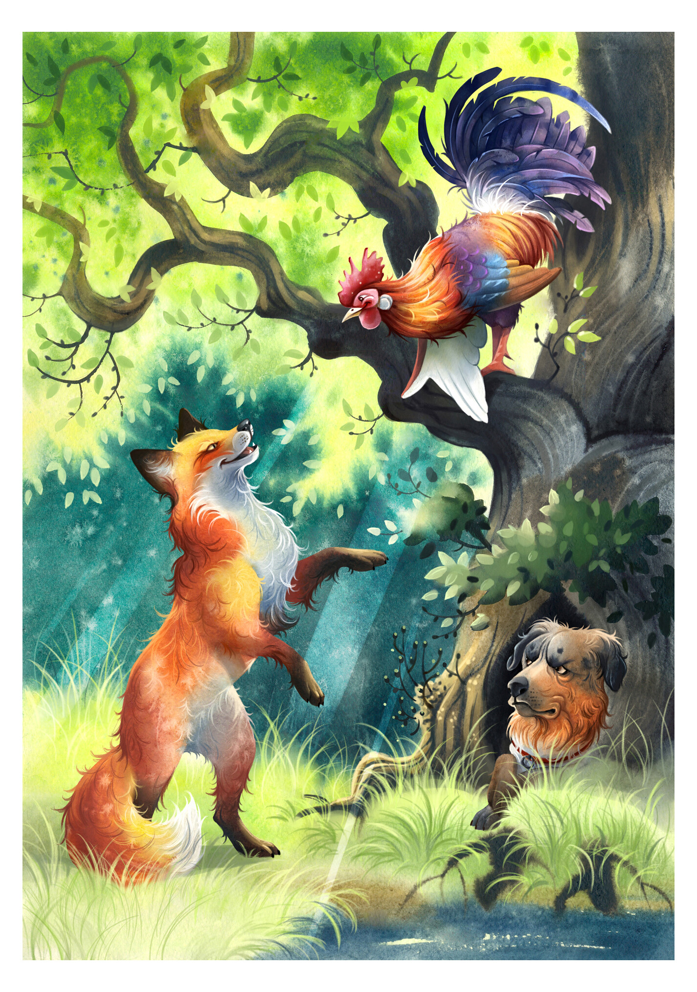 ArtStation - Illustrations for children's book of fairy tales