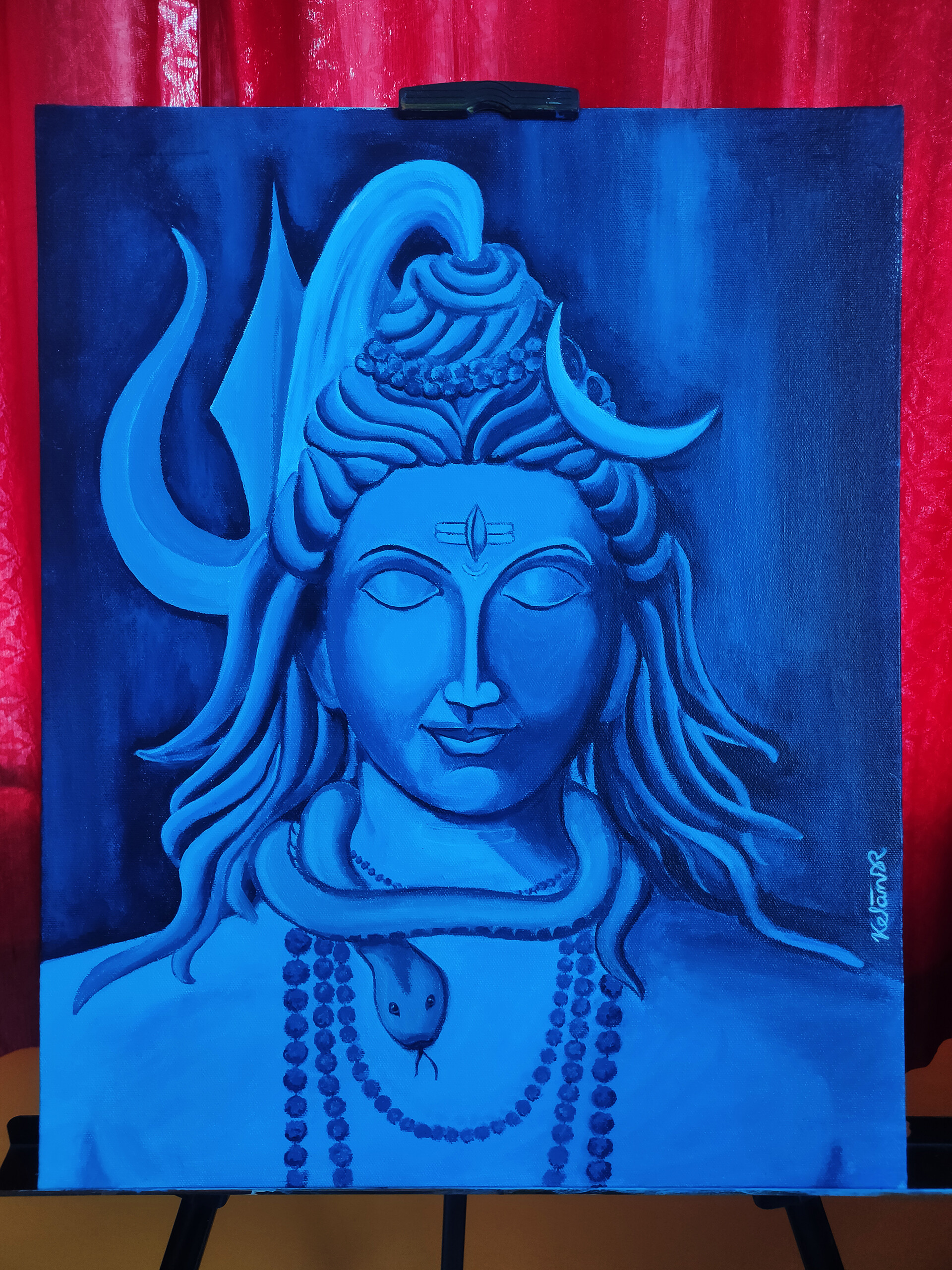ArtStation - Lord Shiva Painting