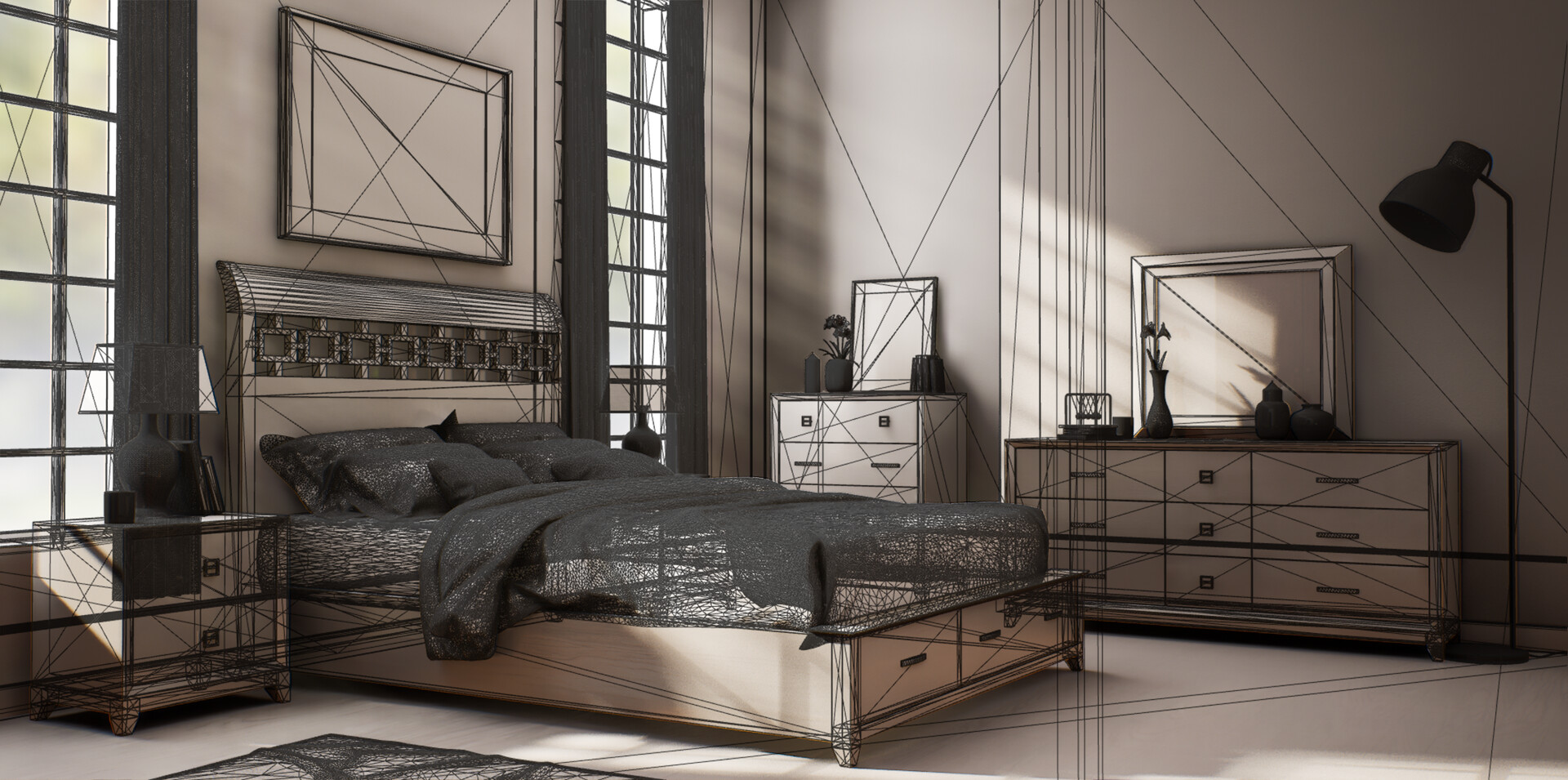 Davide Perino - Archviz - Bedroom UE5