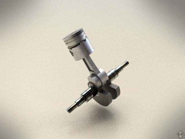 ArtStation - 3D Modeling - A piston