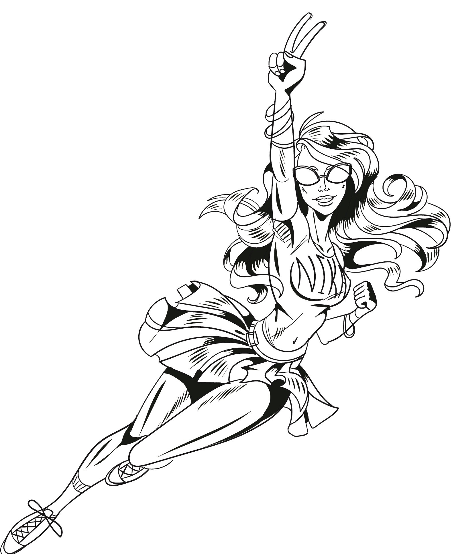 superwoman coloring pages