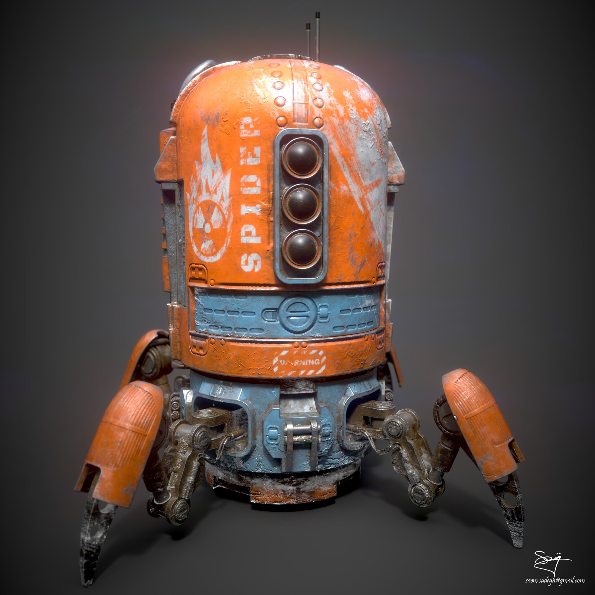 ArtStation - SpiderBot