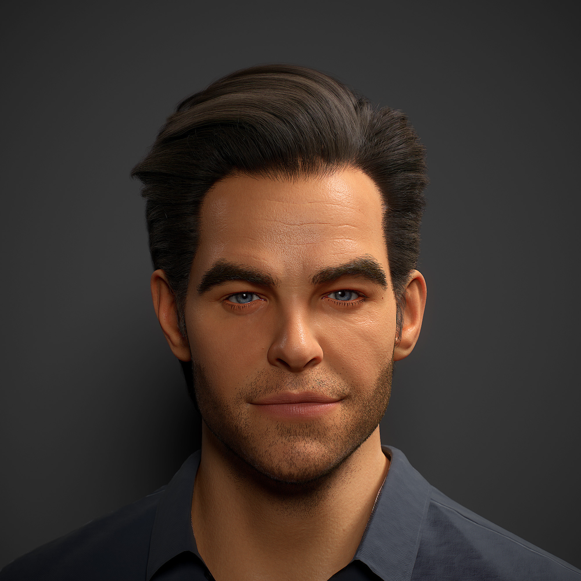 Chris Pine Model