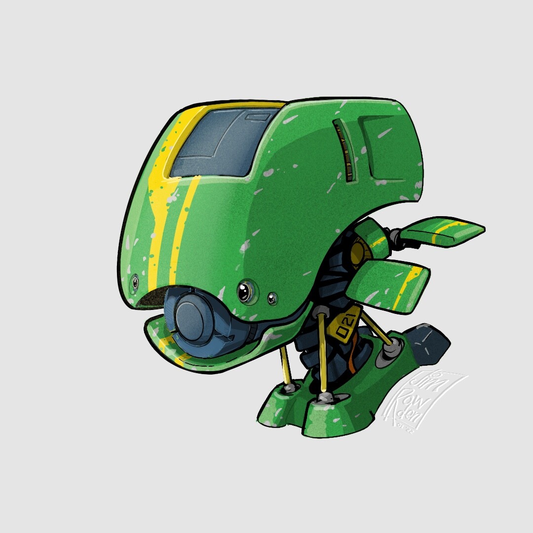 ArtStation - Robot Head 021