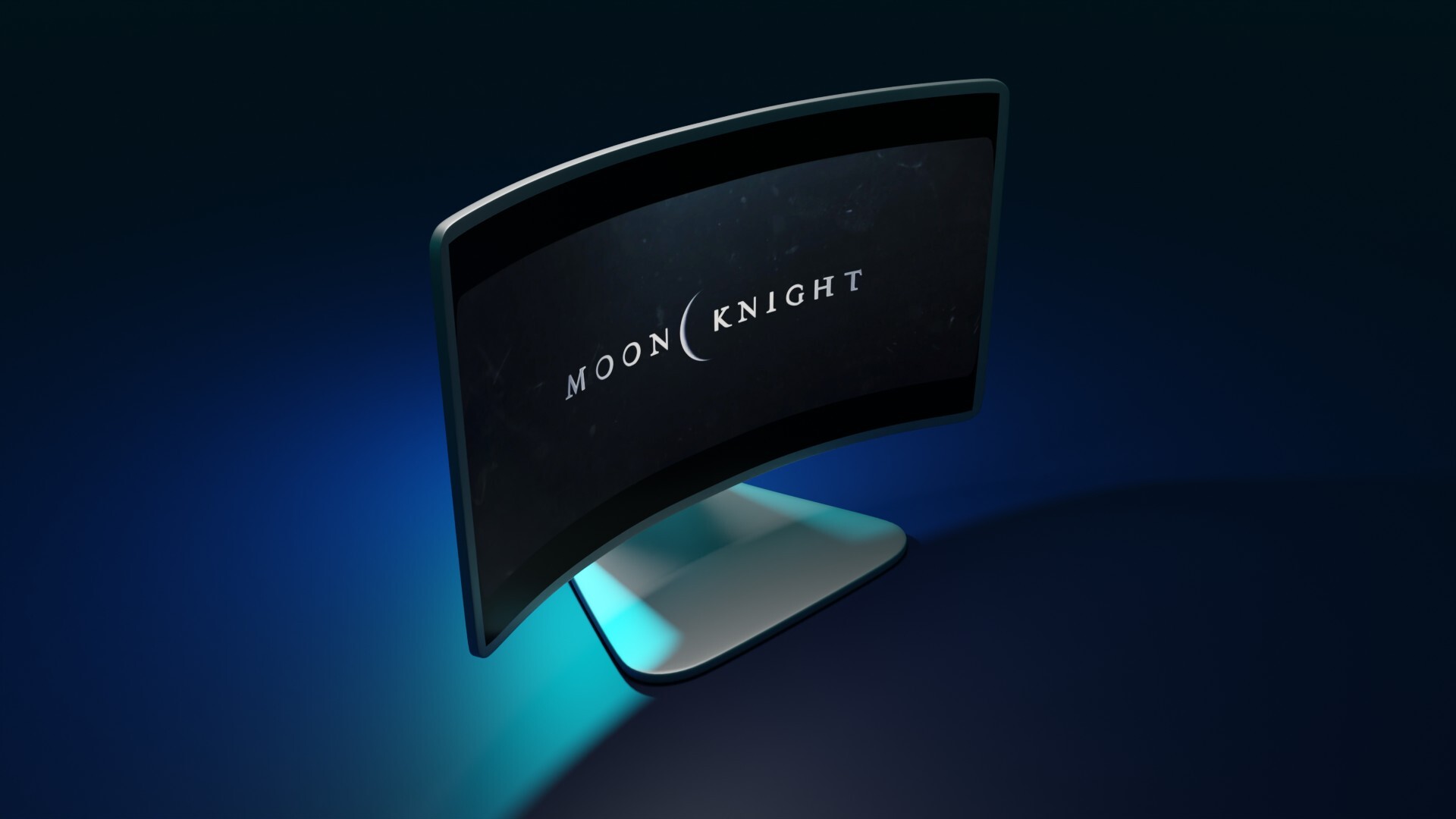 ArtStation - Computer screen with texture - 3D illustration