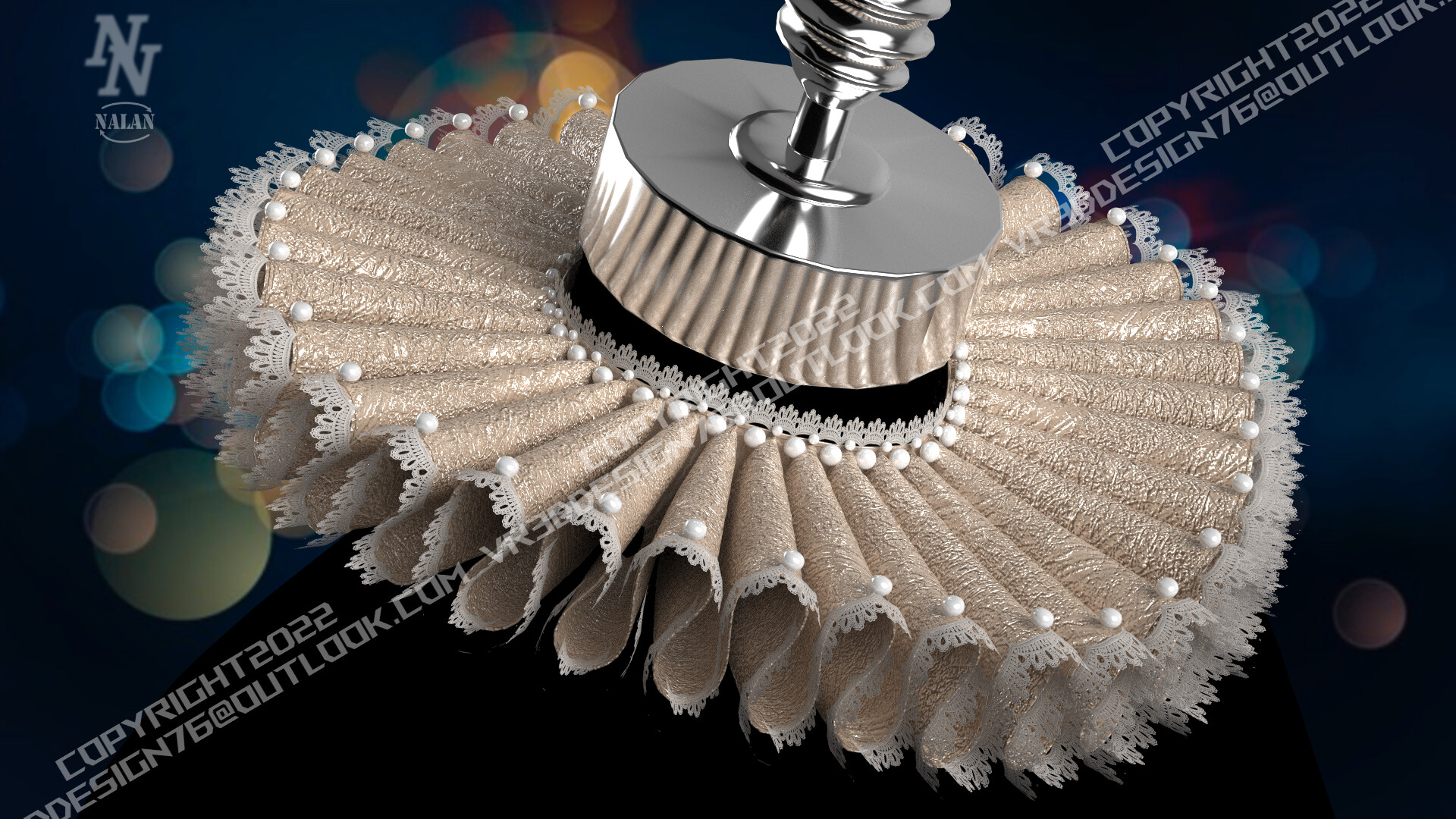 ArtStation - Renaissance Elizabethan neck ruffs