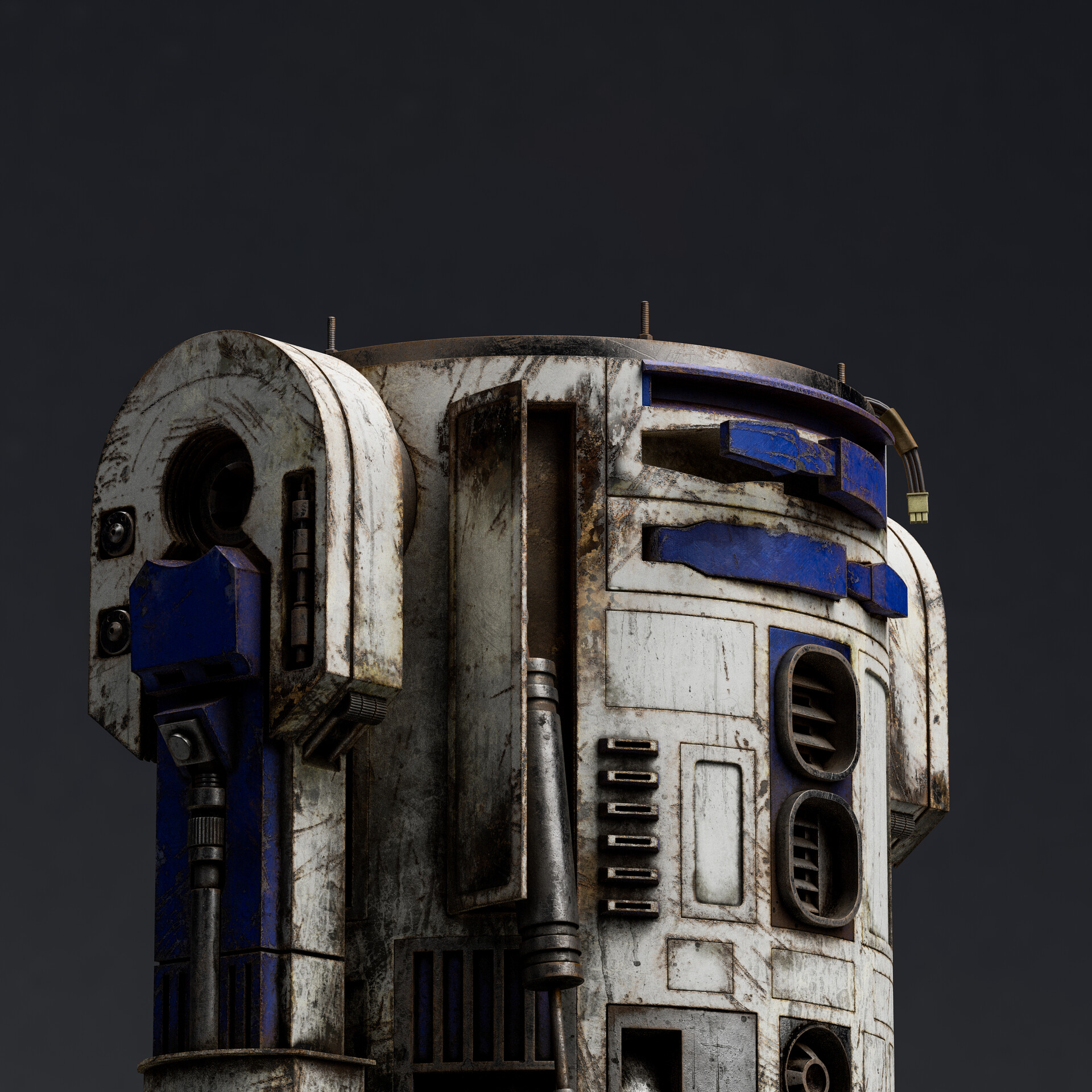 ArtStation - Broken R2-D2