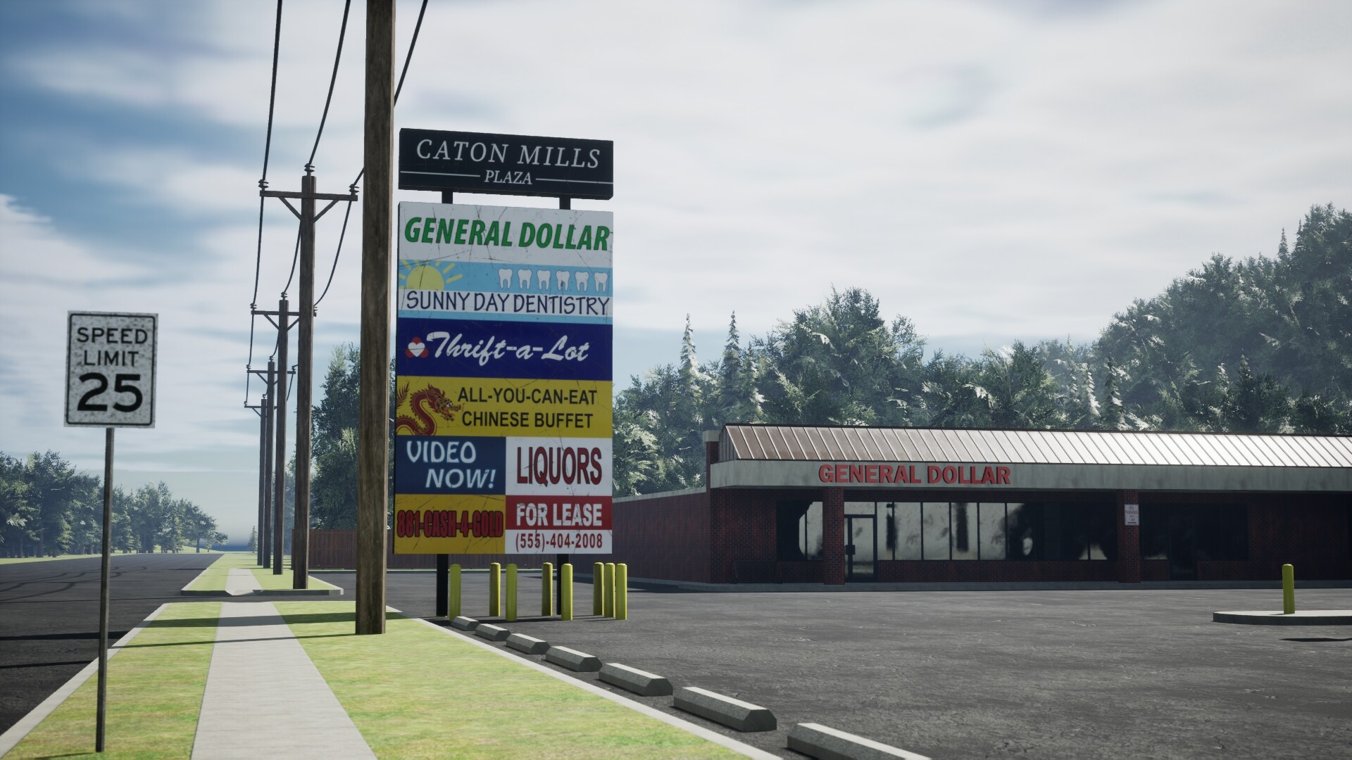 ArtStation - Strip Mall Environment - Forecast
