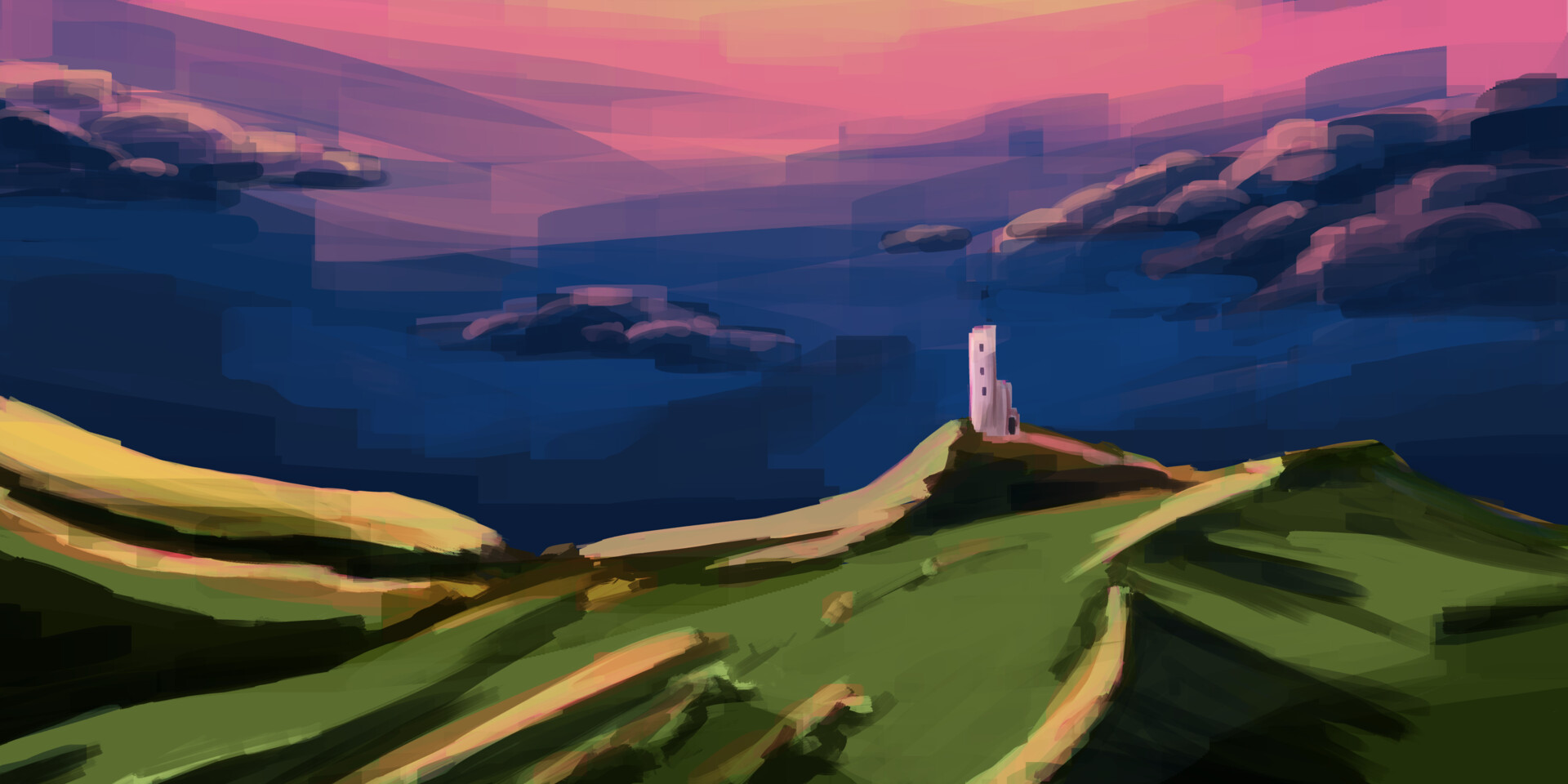 ArtStation - 30 minute landscape practice