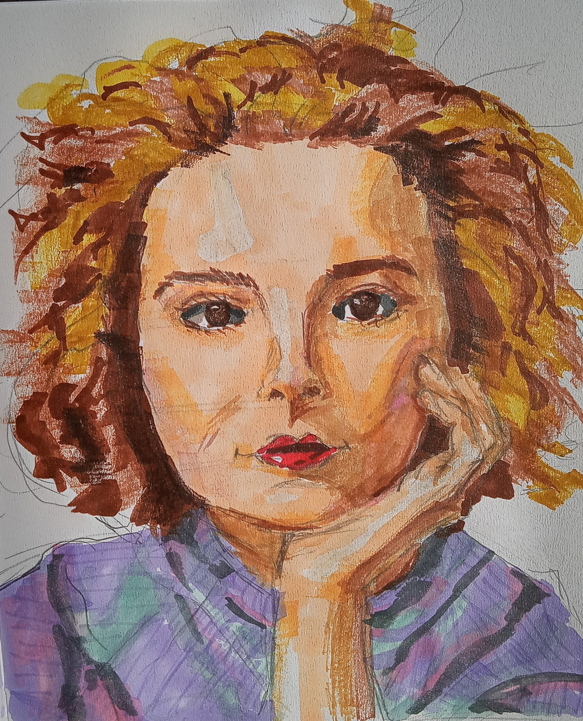 ArtStation - traditional portrait study