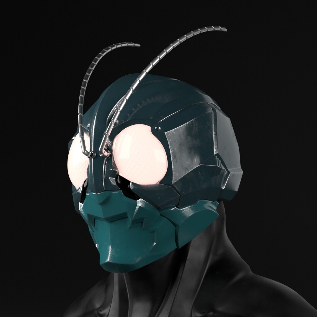 ArtStation - Kamen Rider Helmet