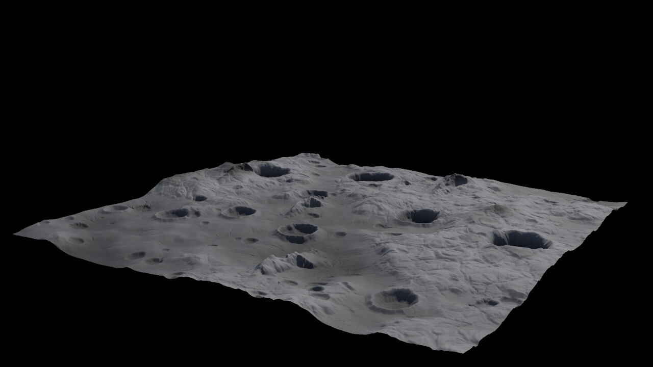 ArtStation - Moon surface