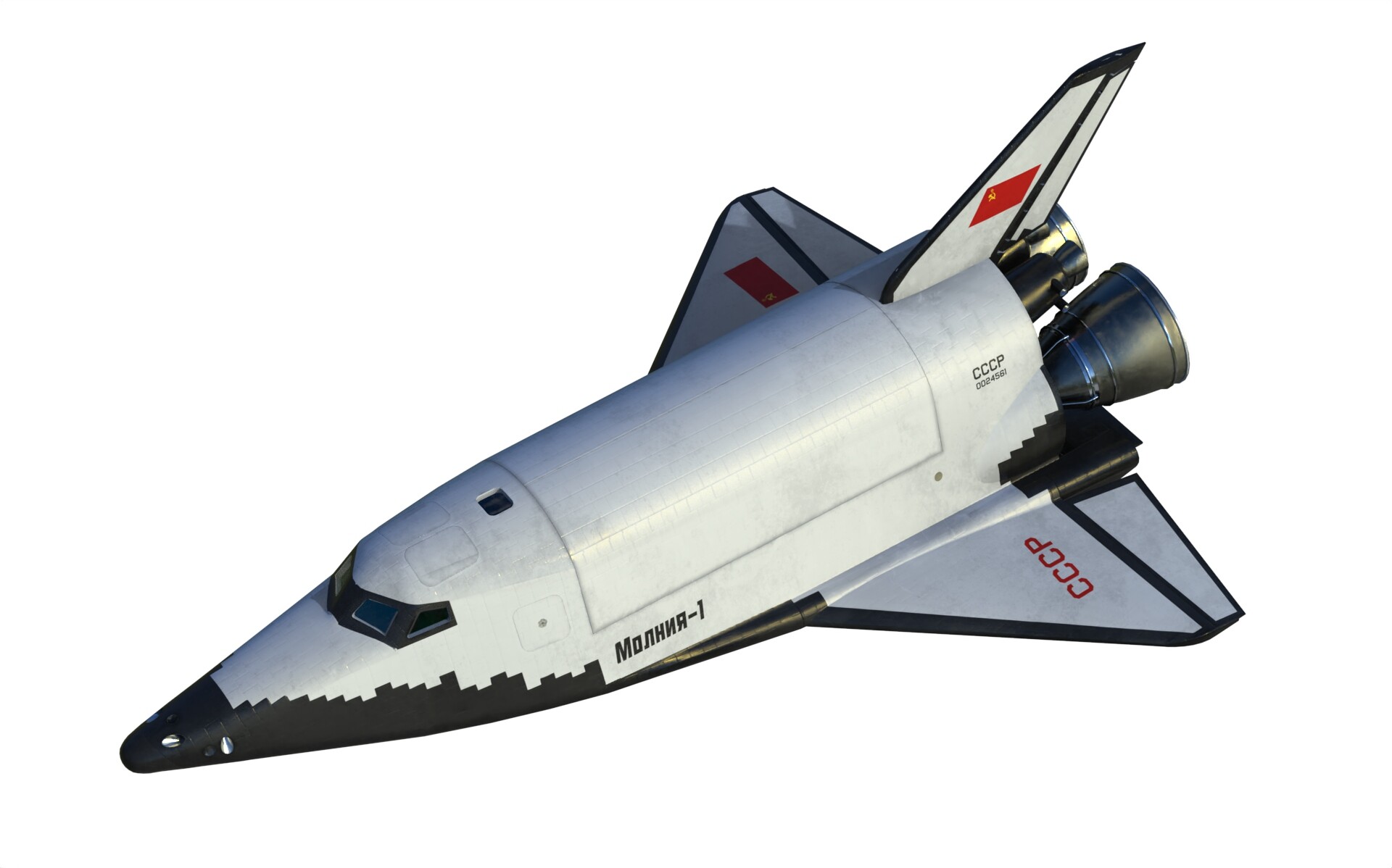 Tim Samedov - MAKS Multipurpose aerospace system Spacecraft 3D