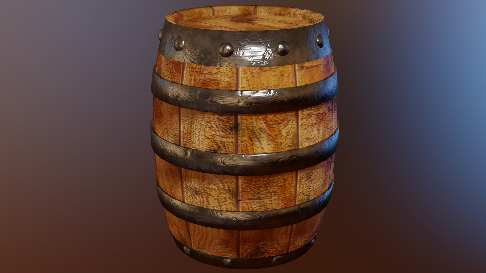 ArtStation - Realistic Old Barrel