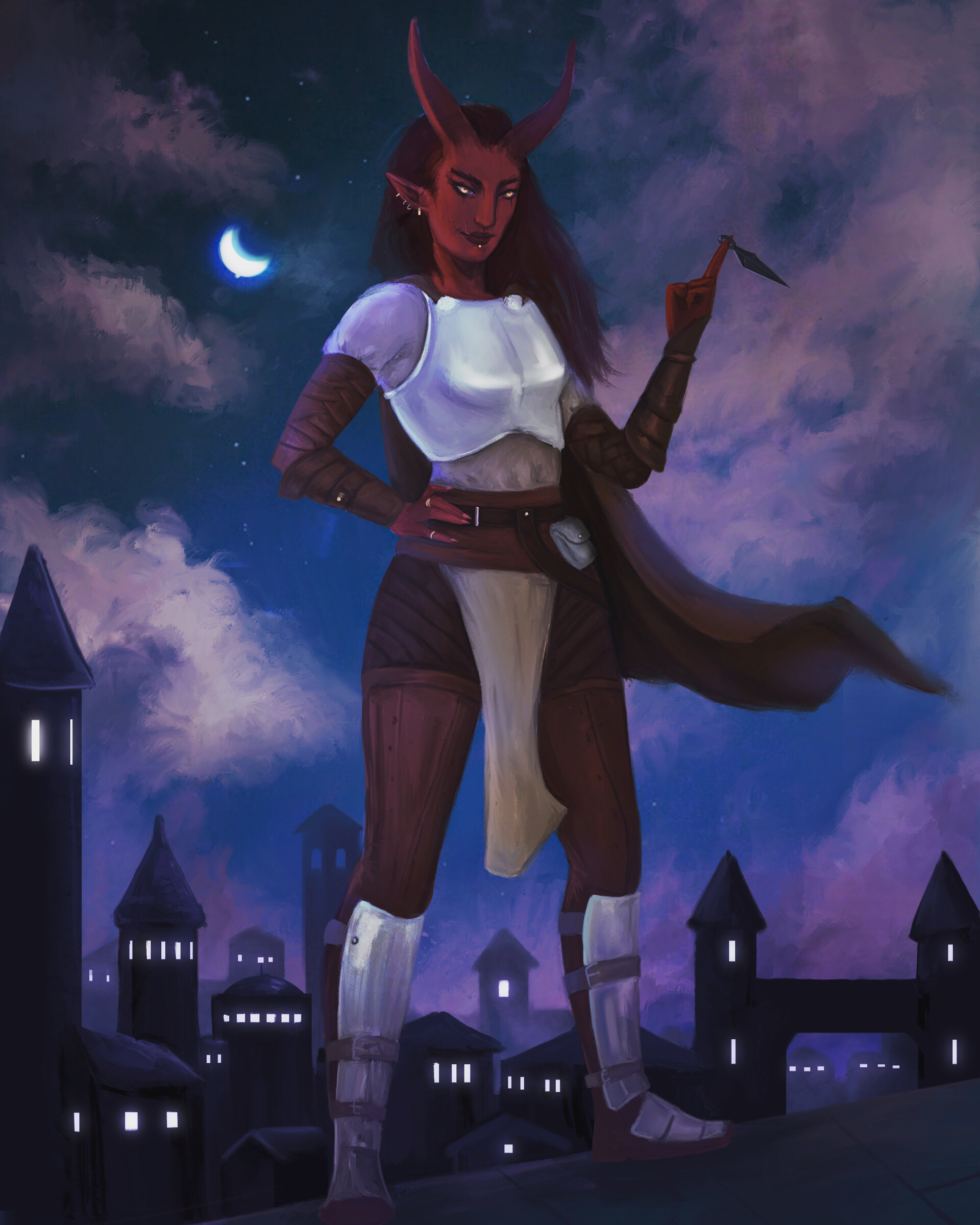 ArtStation - Rogue Tiefling