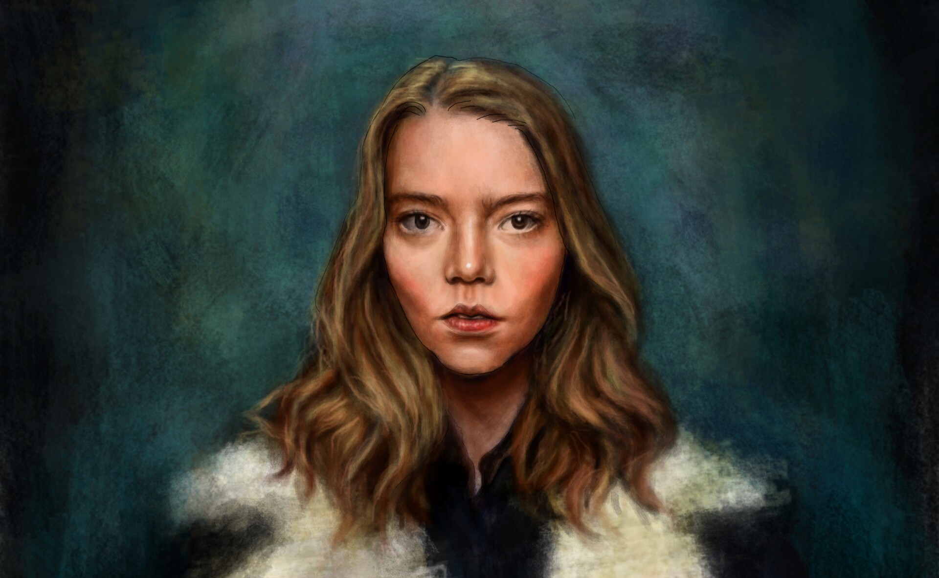Realistic Digital drawing of Anya Taylor Joy by Haritha Dhananjaya ...