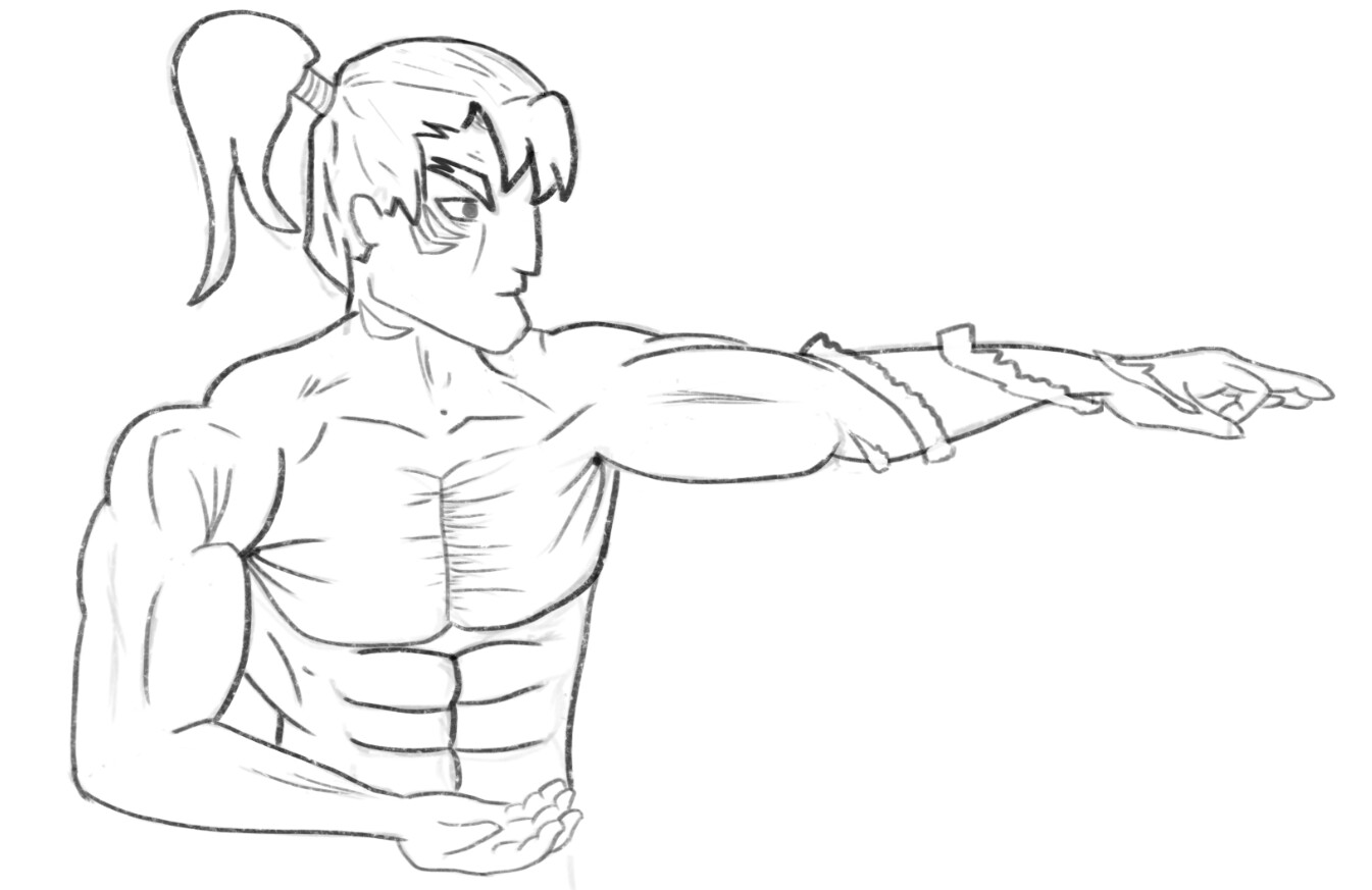 how to draw half body