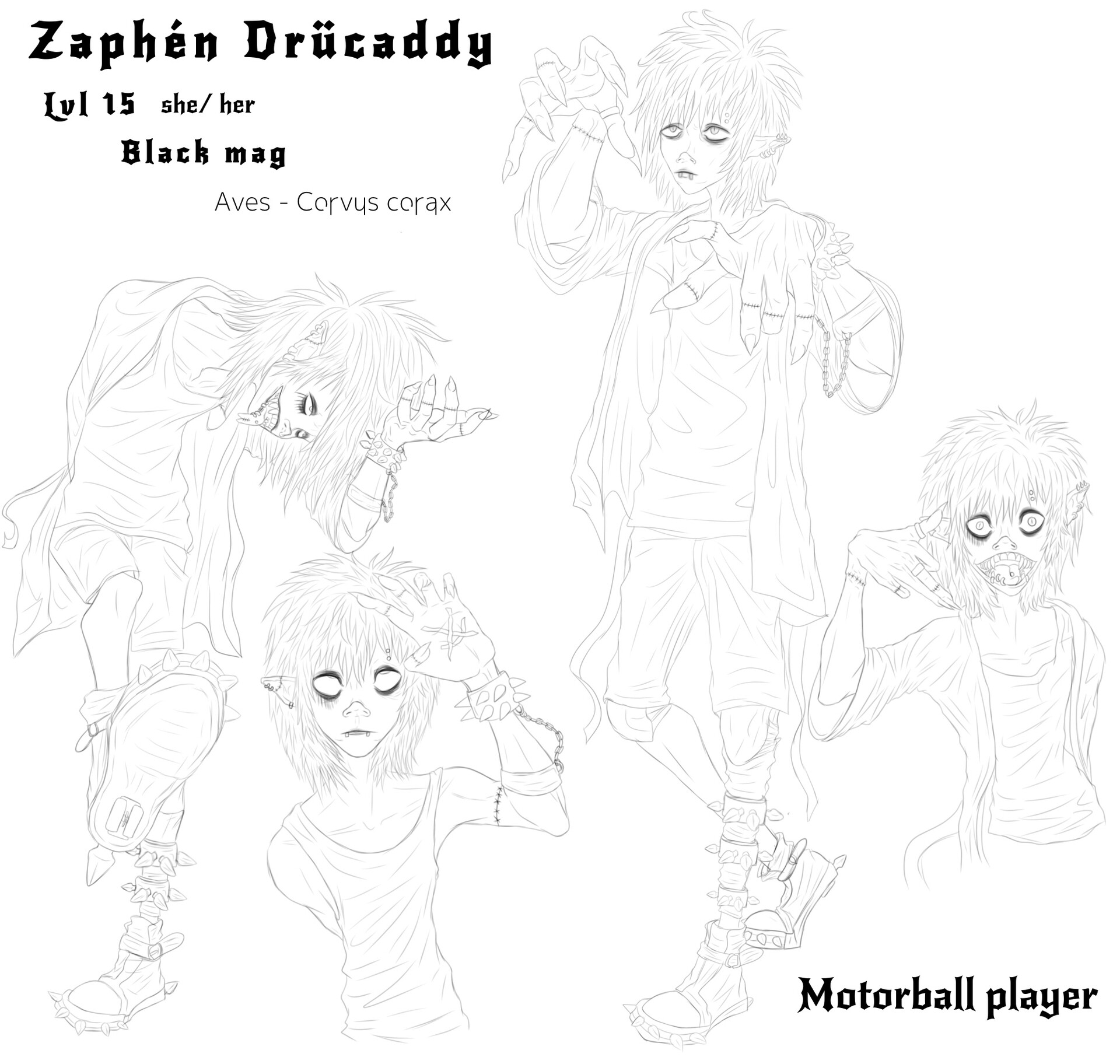 ArtStation - Zephen Drucaddy (The Black Mag - B Rang - Aves - Letum Raven