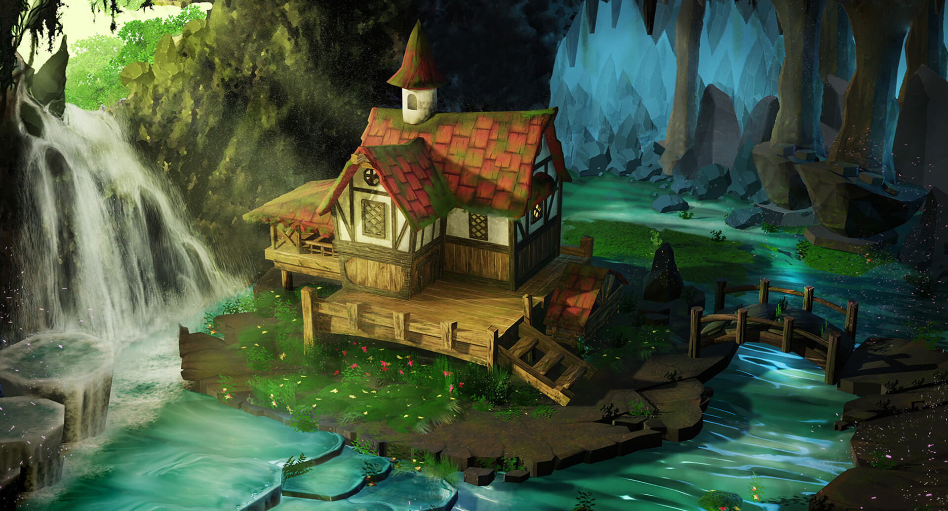 ArtStation - Fantasy Cottage