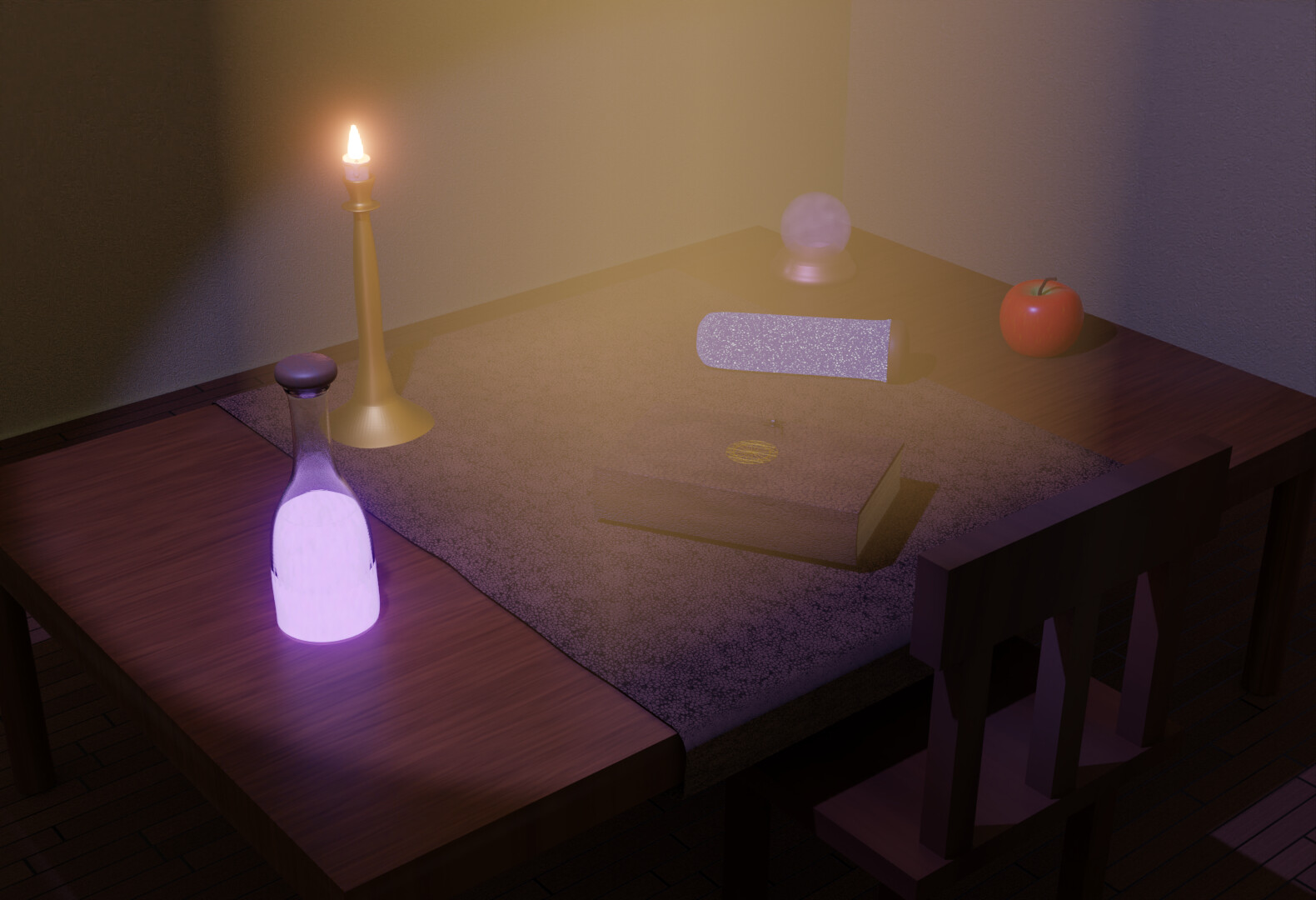 ArtStation - The Wizard desk