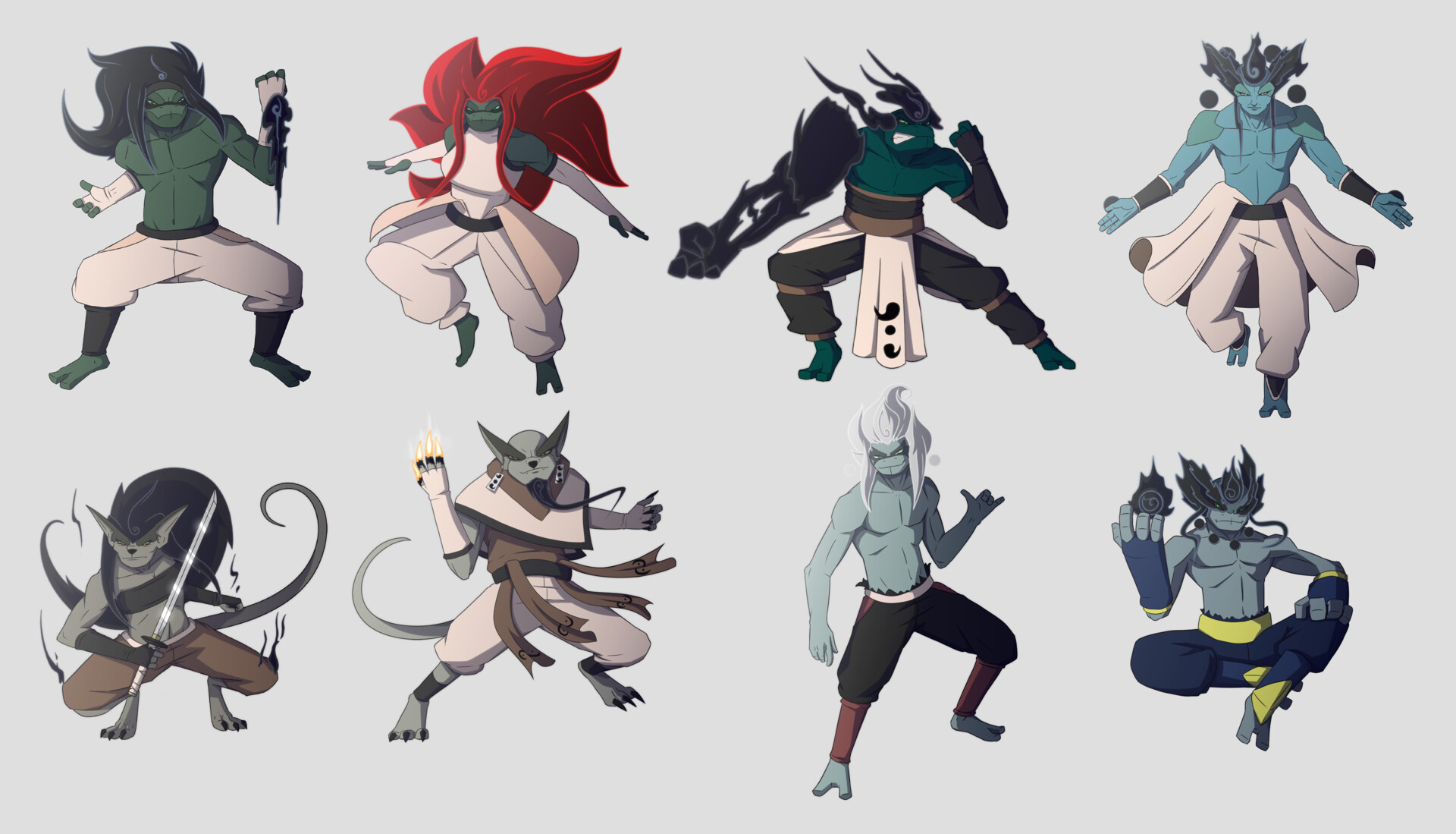 ArtStation - Anime characters designs