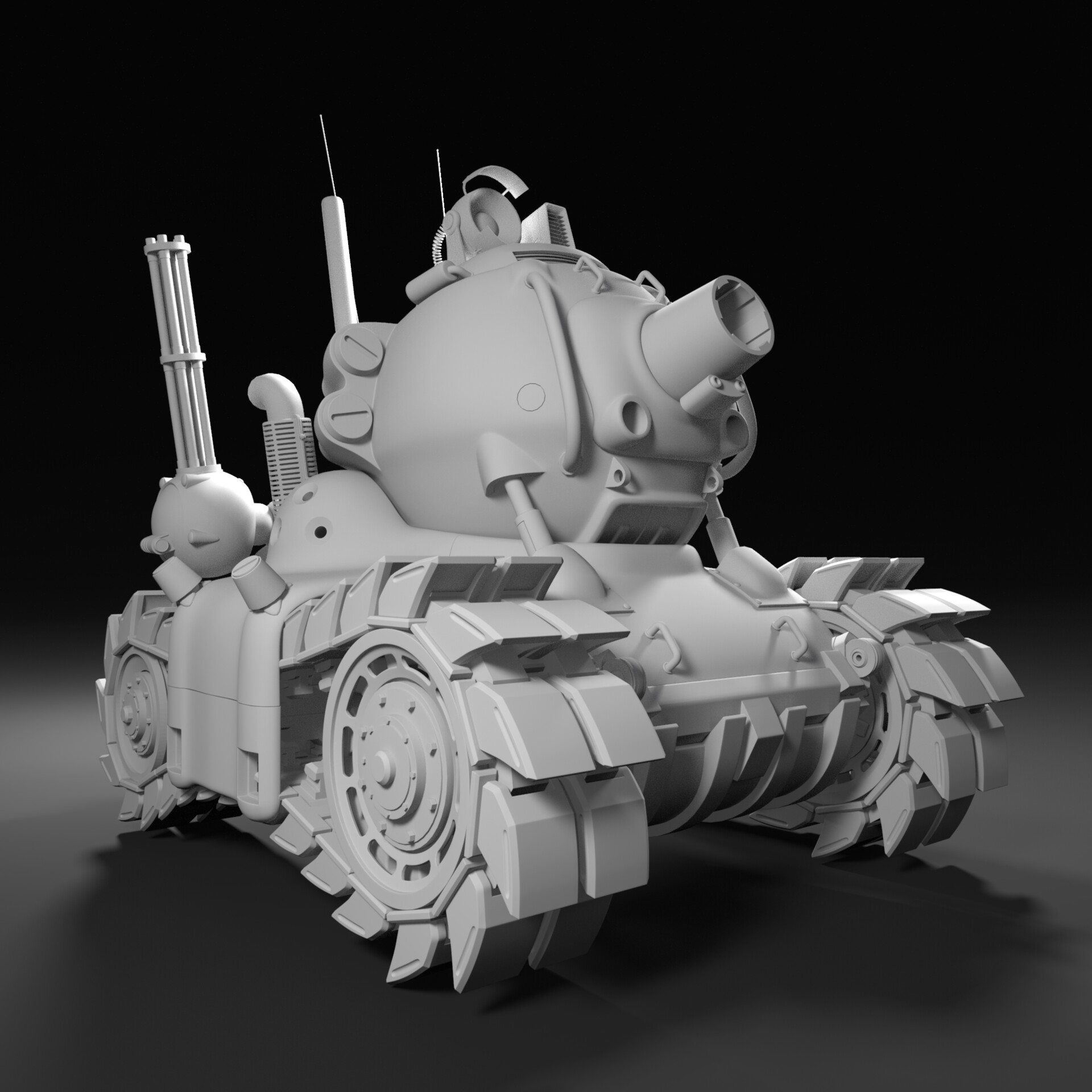 ArtStation - Metal Slug vehicle