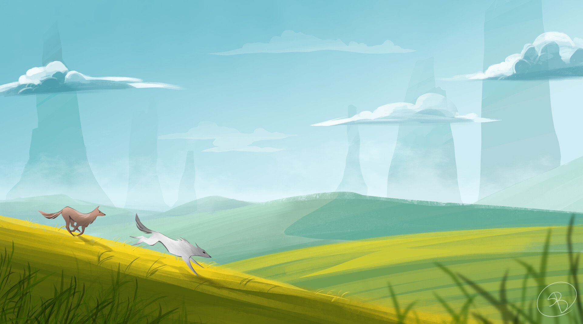 ArtStation - Landscape Speedpaint