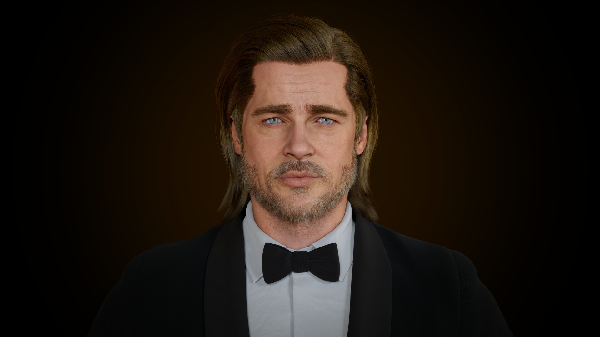 ArtStation - Brad Pitt Portrait