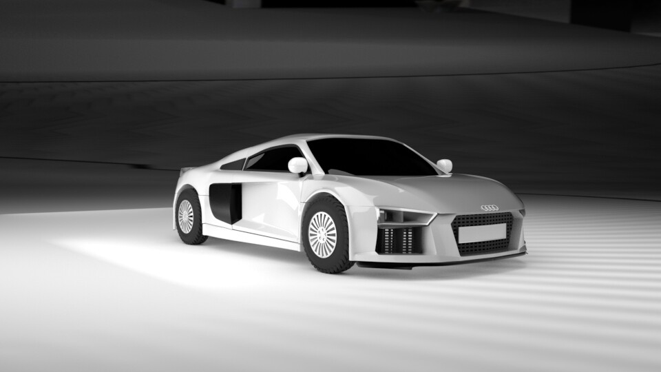 ArtStation - VEHICLE (AUDI R8)