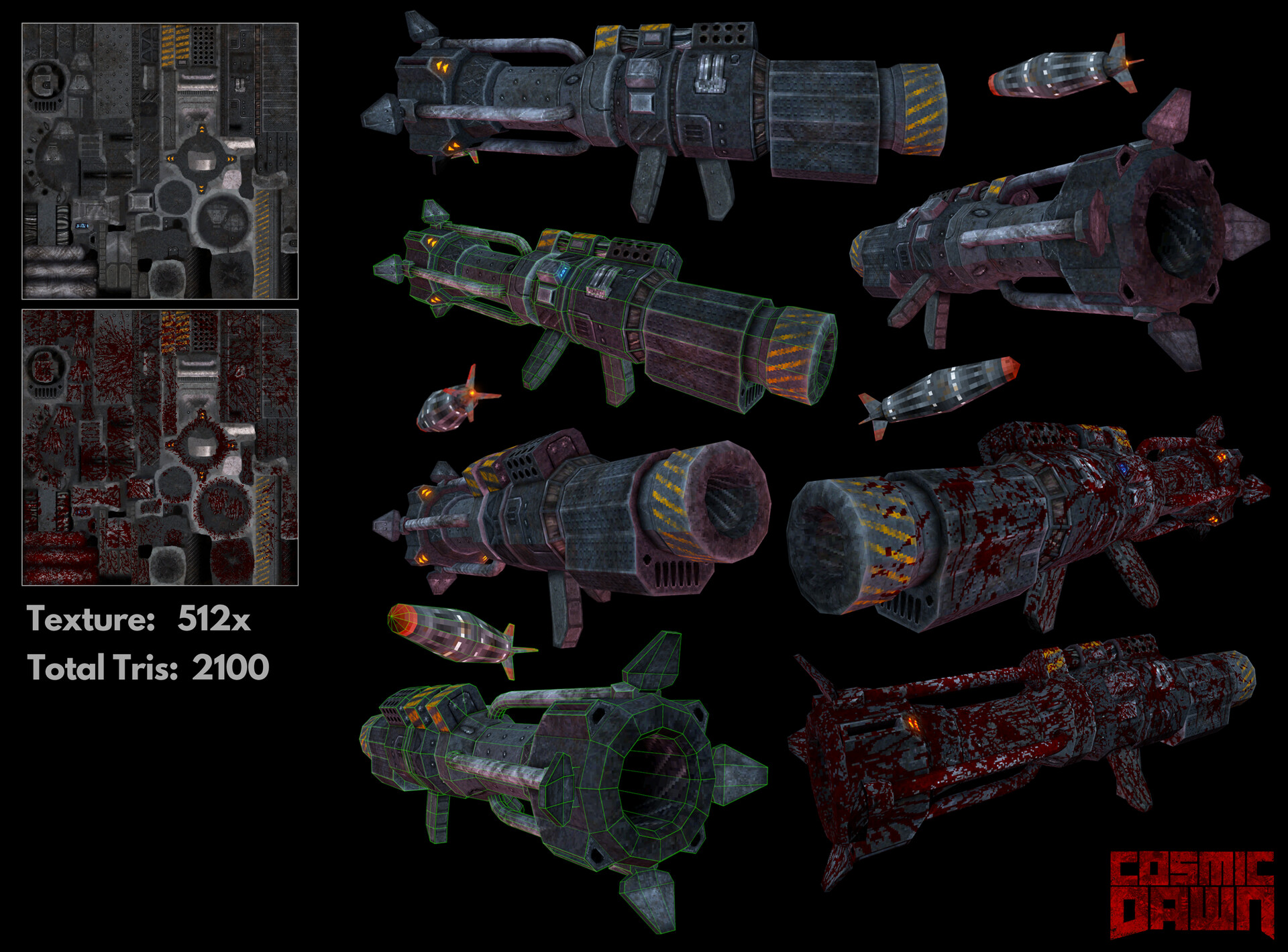 ArtStation - Rocket Launcher (Cosmic Dawn)