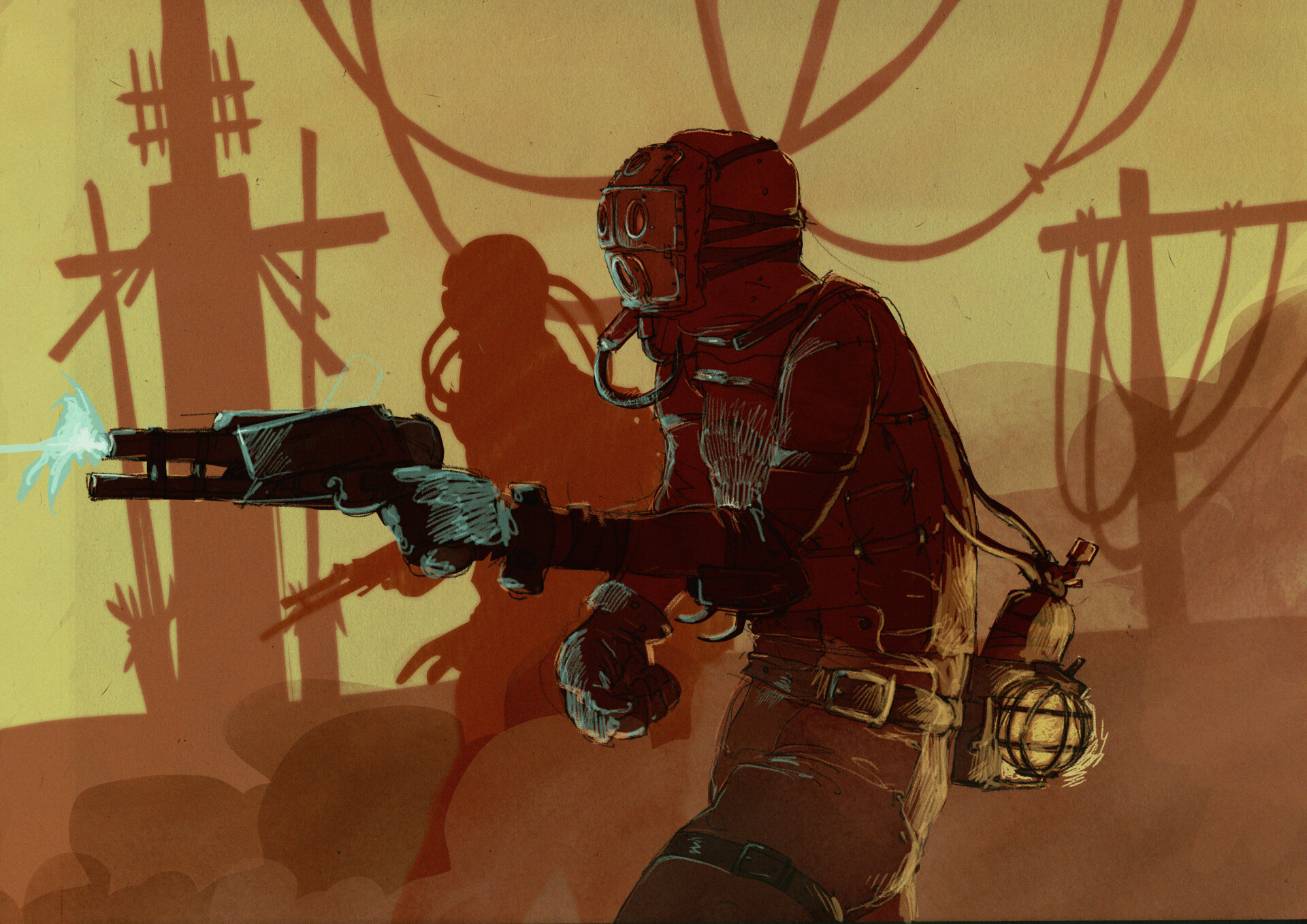 ArtStation - Sci-Fi Soldiers raid Concept