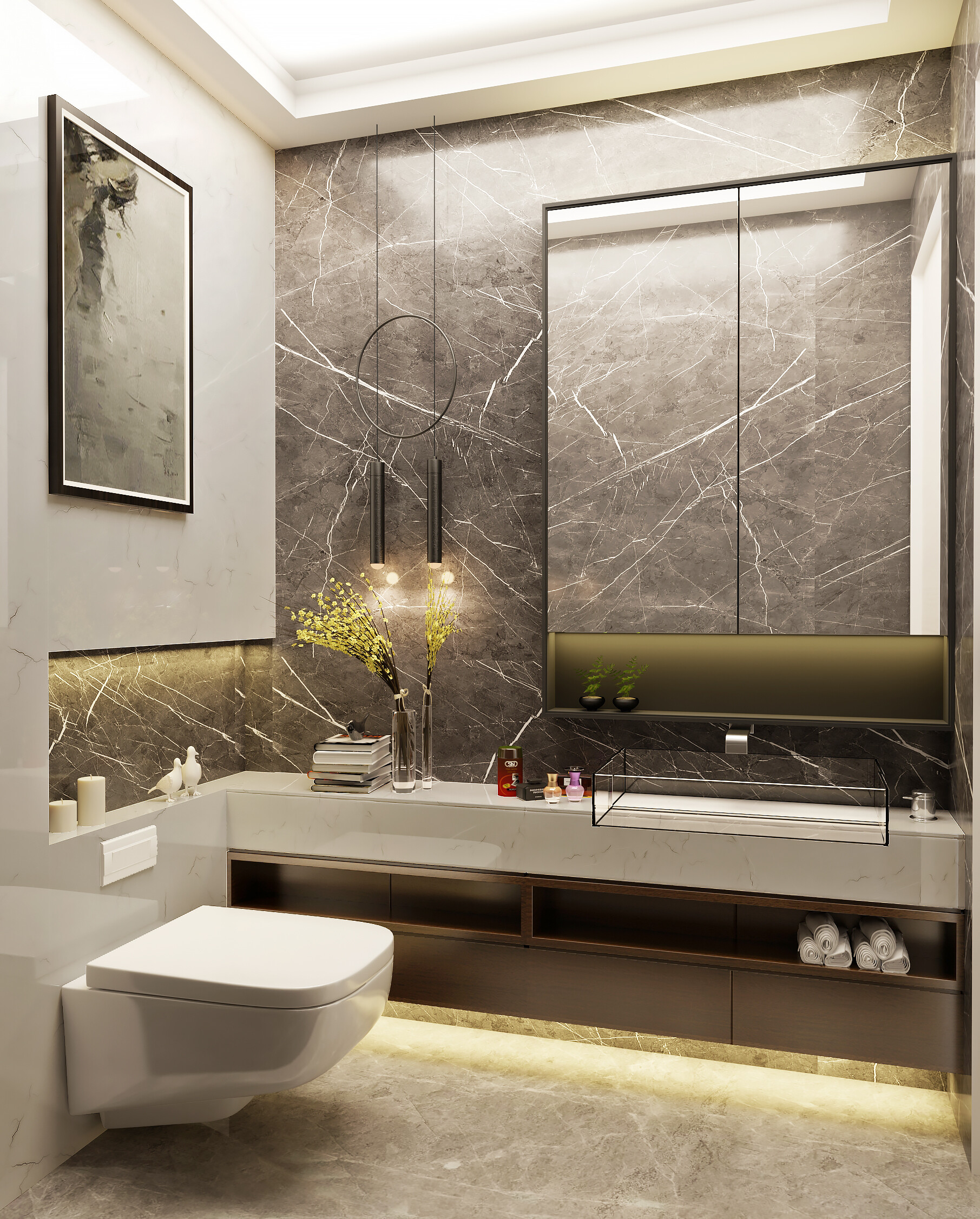 ArtStation - Modern Bathroom 003