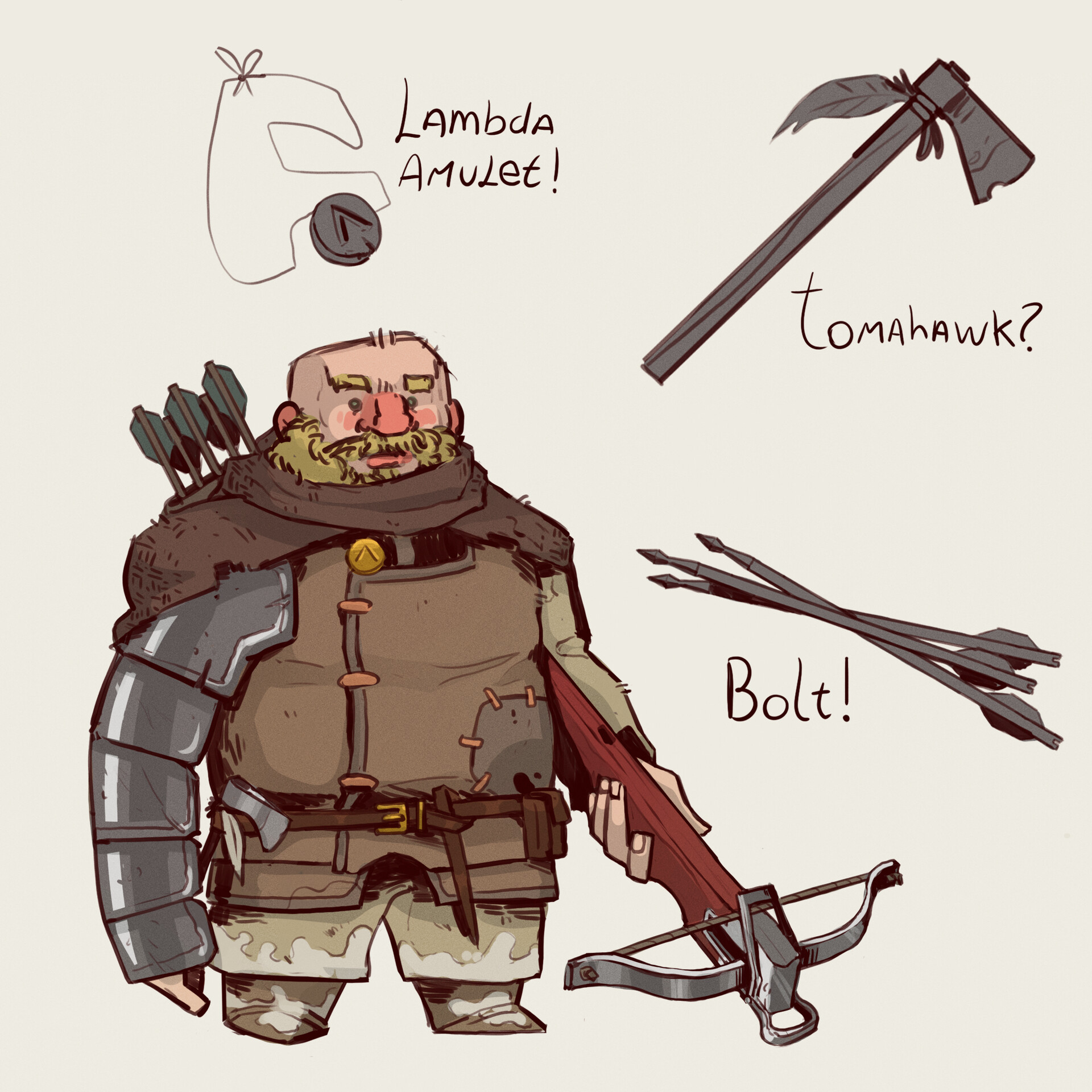 ArtStation - Golden beard - D&D Commission