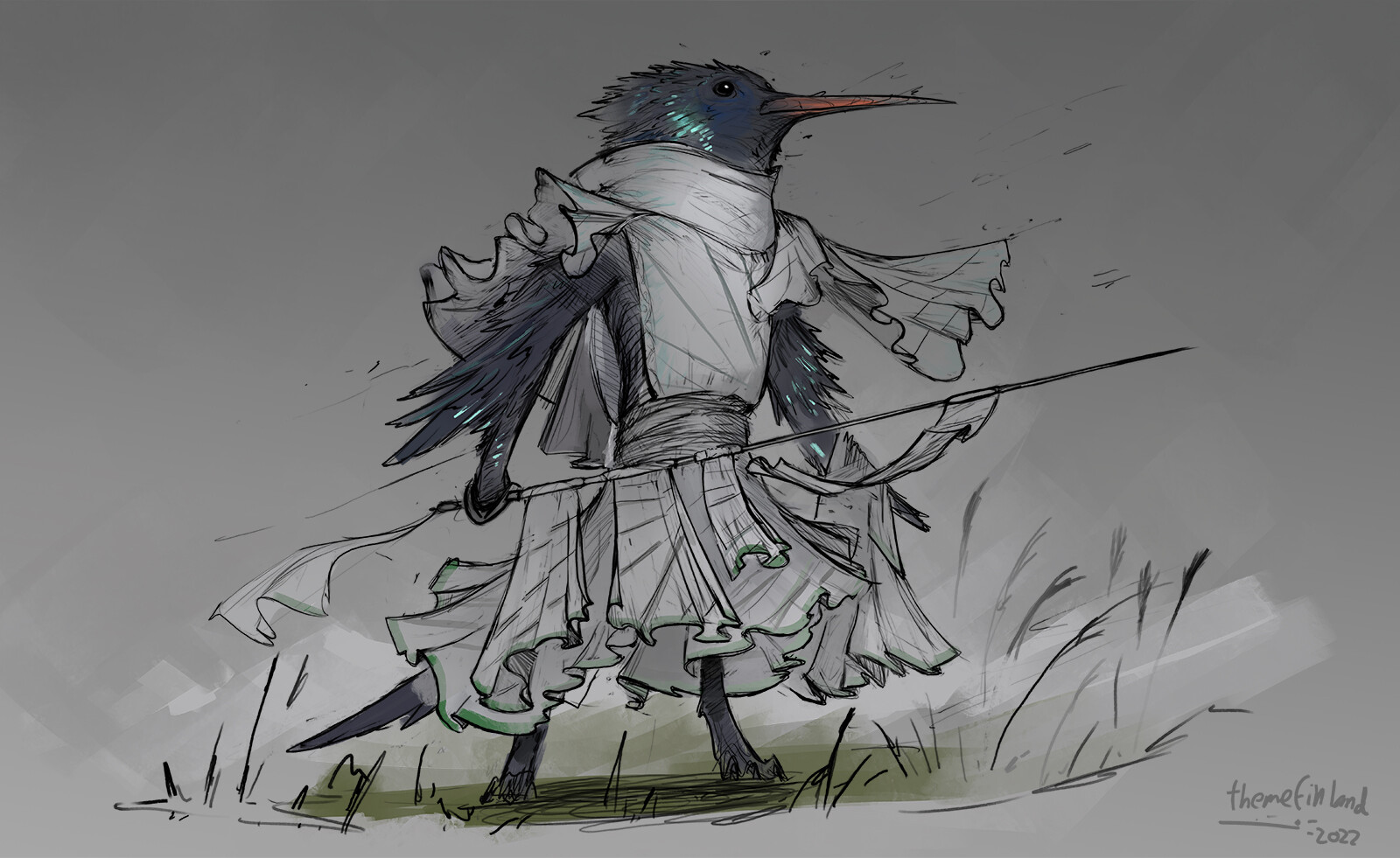 ArtStation - Hummingbird knight