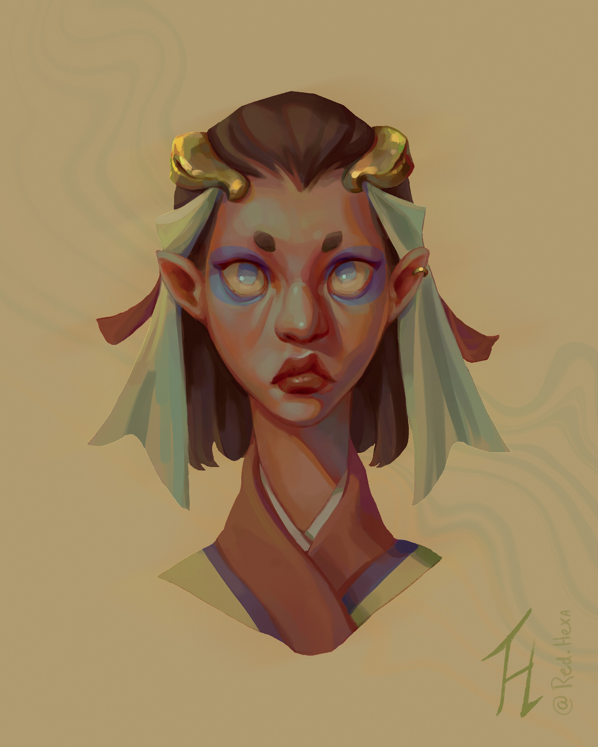 focused face reference