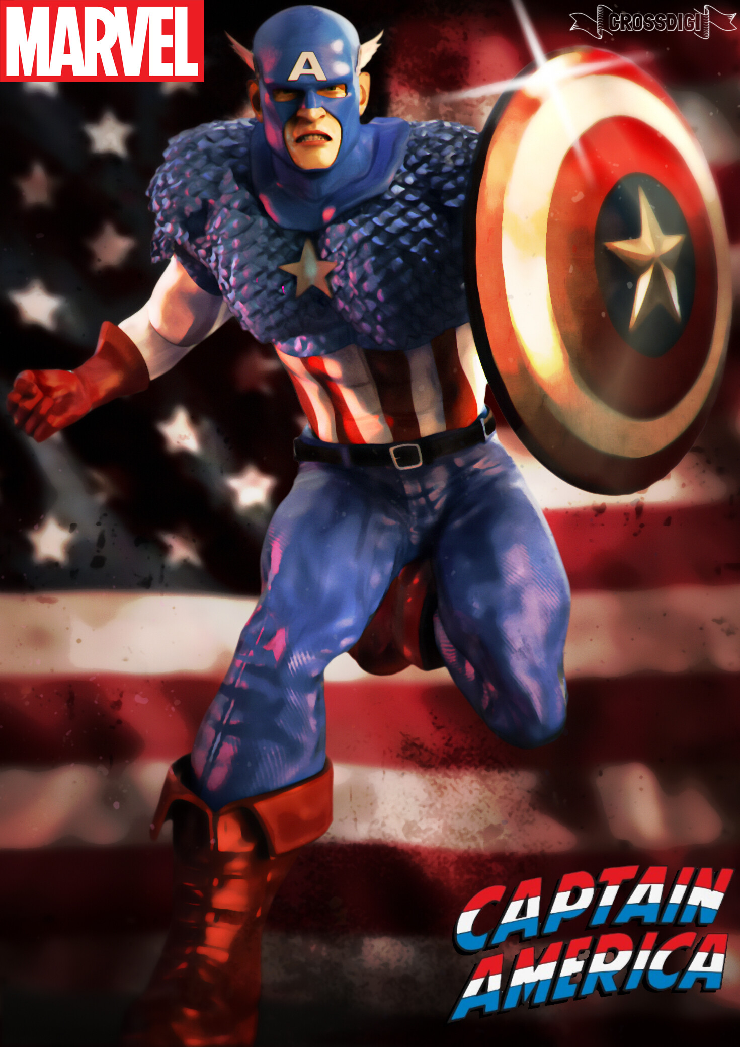 ArtStation - Captain America Classic