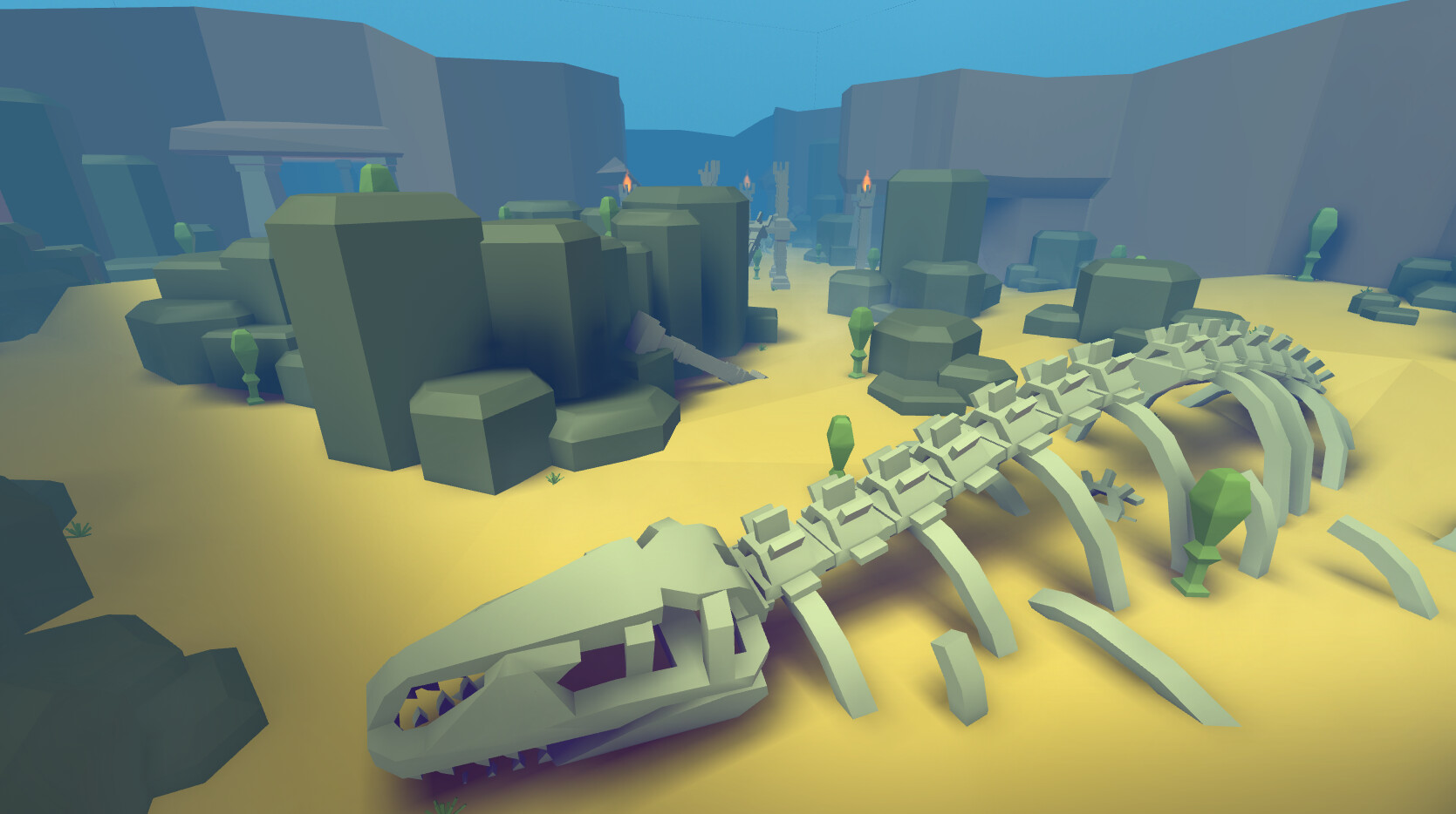 ArtStation - Polyguns Desert Map