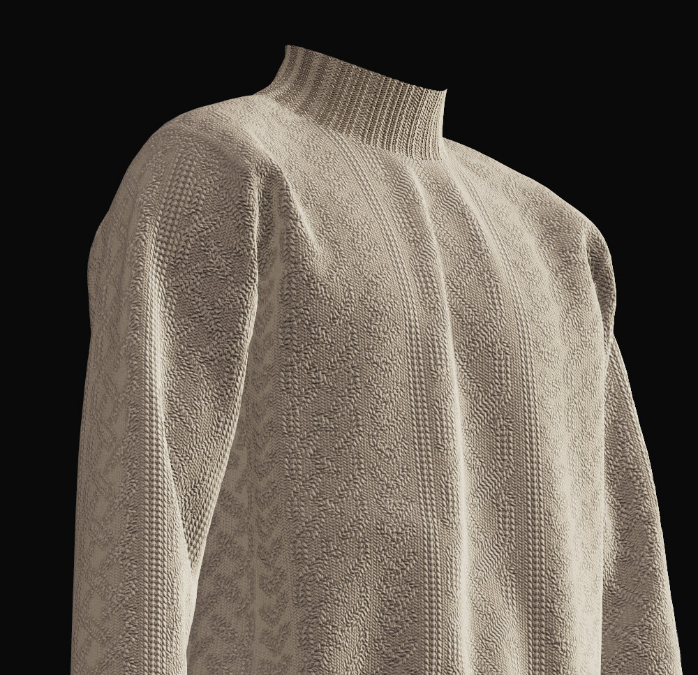 Fajar Yudistira - Substance Designer Knitted Sweater Material